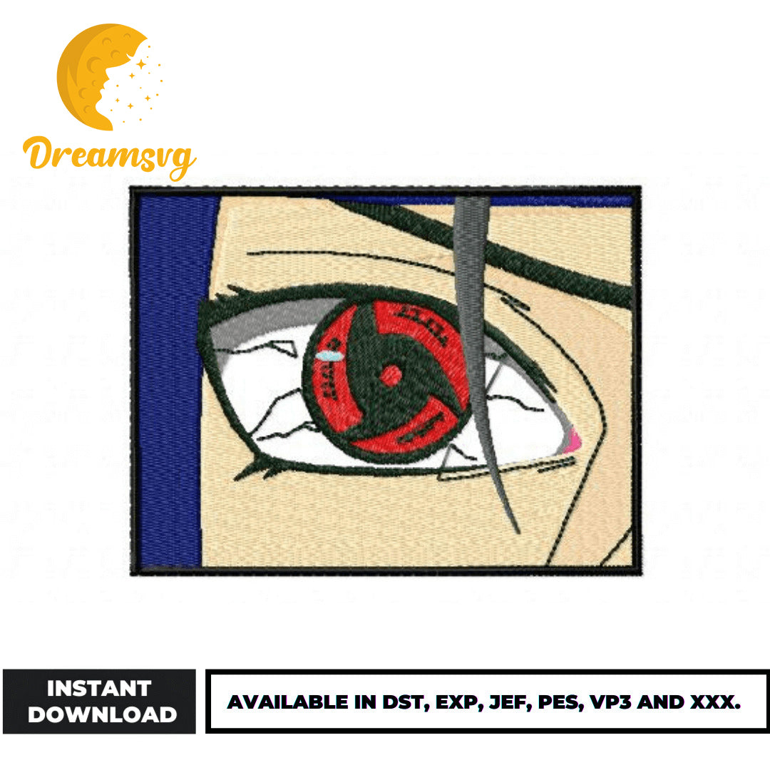 Itachi sharingan embroidery design – DreamSVG Store