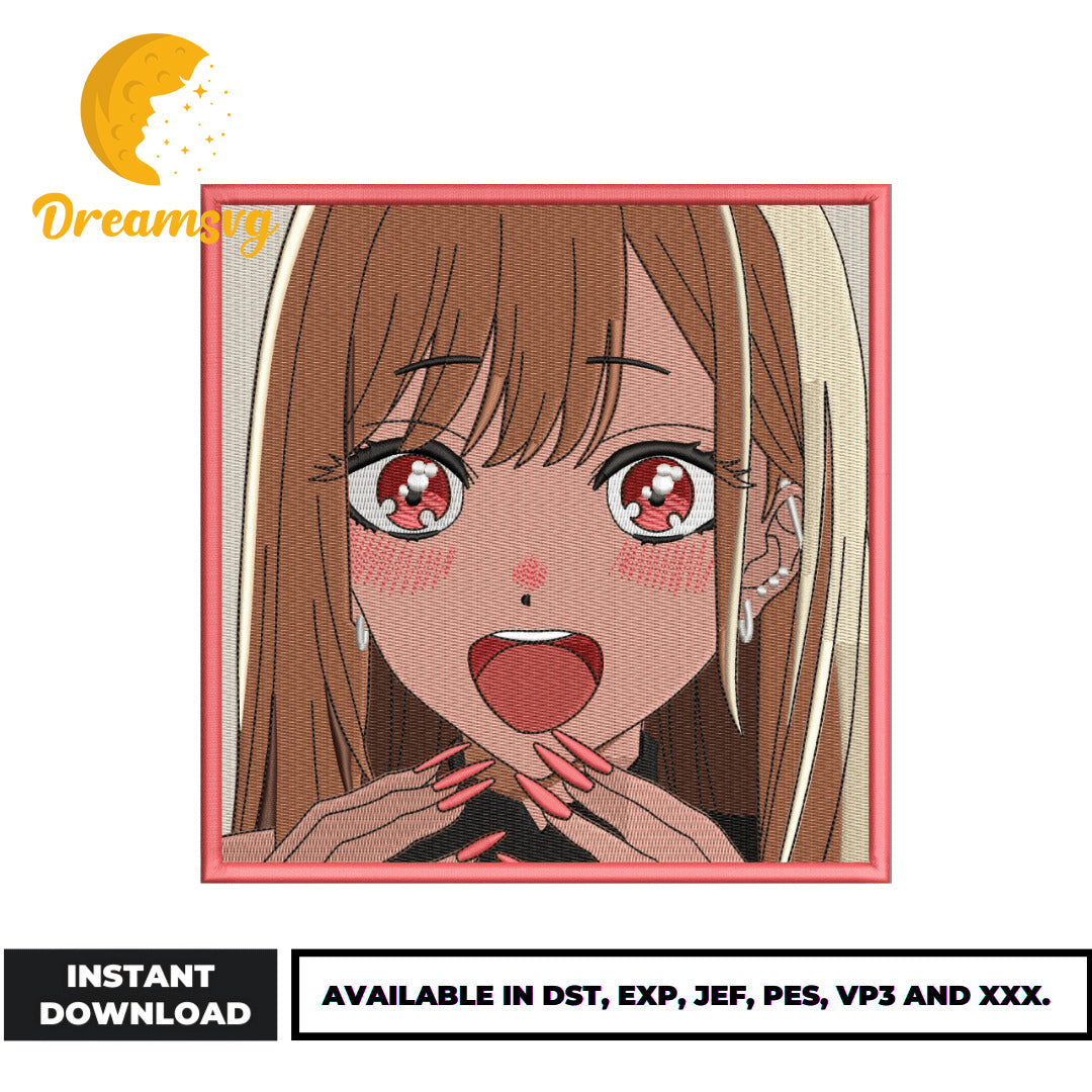 Marin Kitagawa cute embroidery design – DreamSVG Store