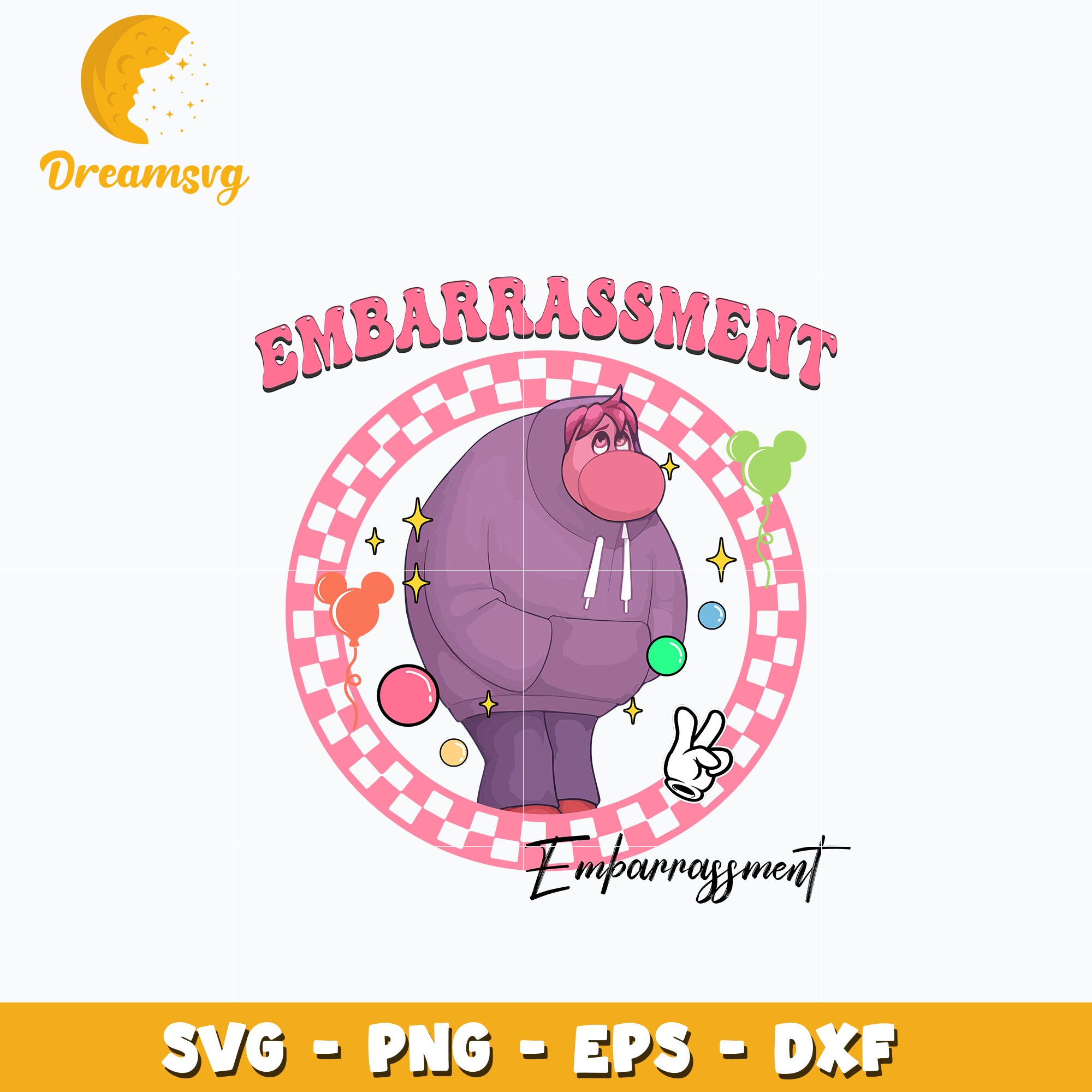 Embarrassment name design svg, inside out svg – DreamSVG Store