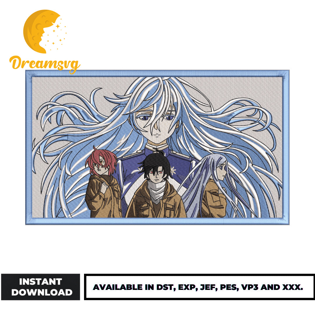 86 Eighty Six Squad embroidery design – DreamSVG Store