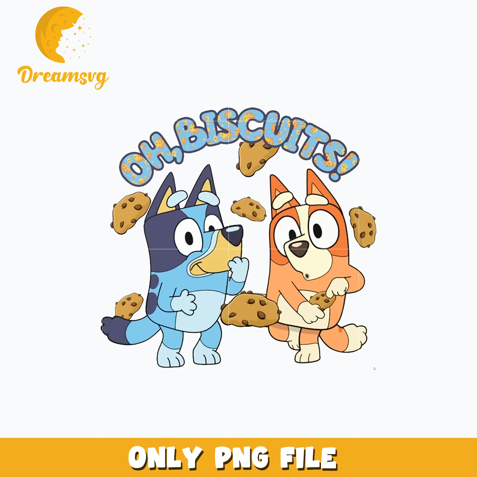 Bluey parent biscuits cartoon png – DreamSVG Store