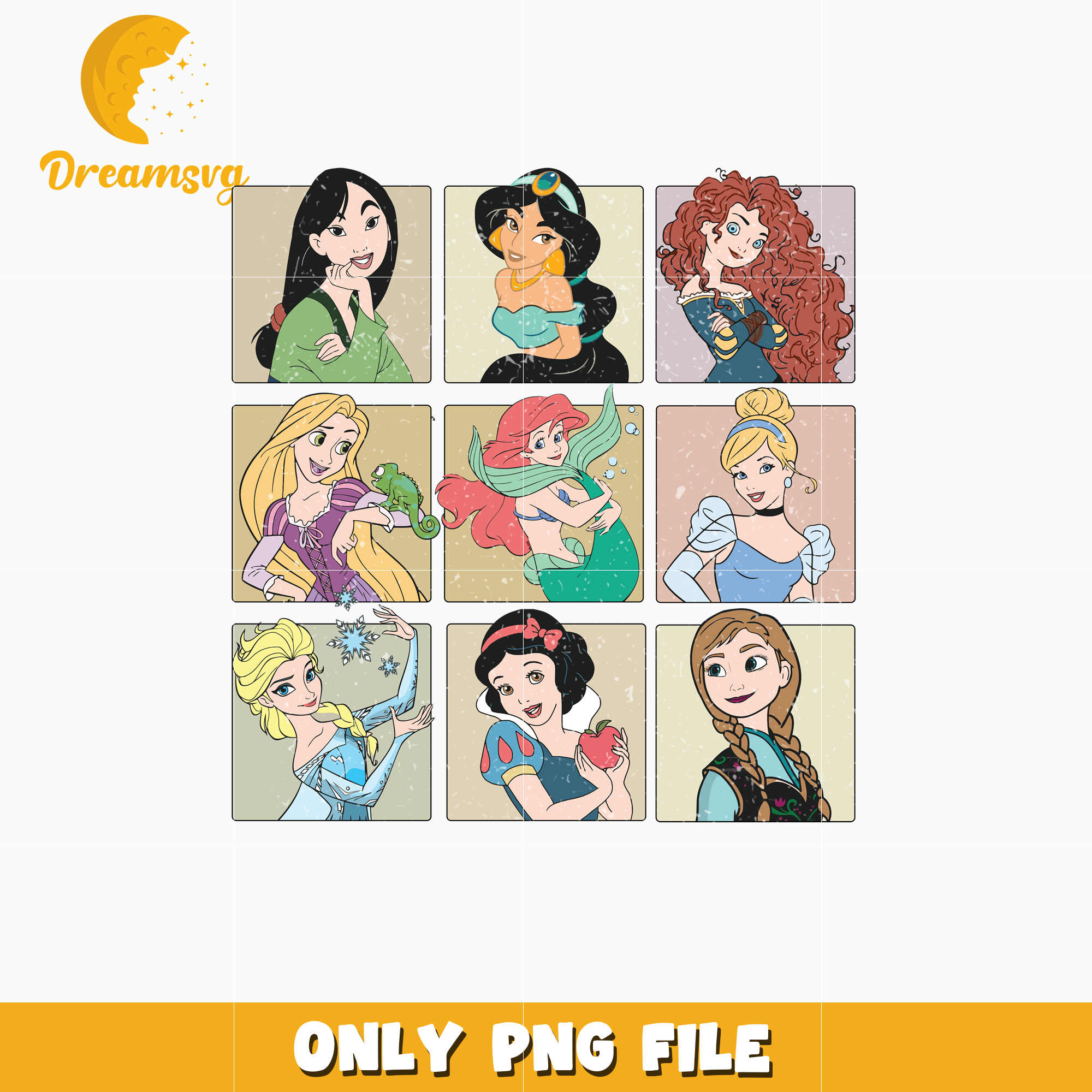 Disney princess png, princess png – DreamSVG Store