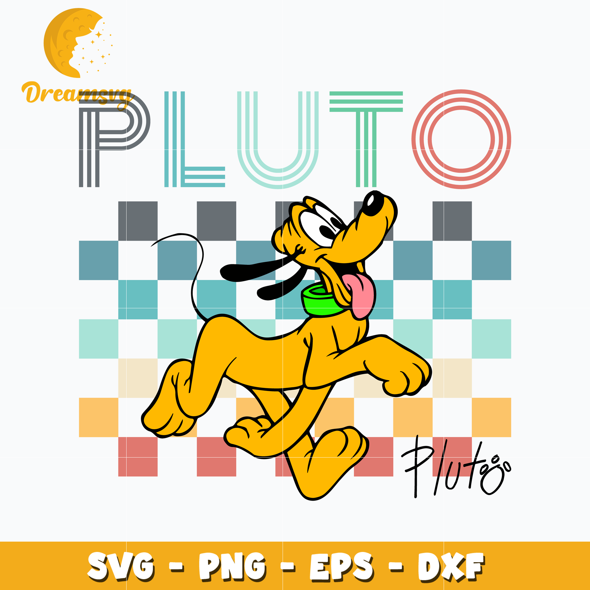 Retro Pluto disney mickey svg – DreamSVG Store