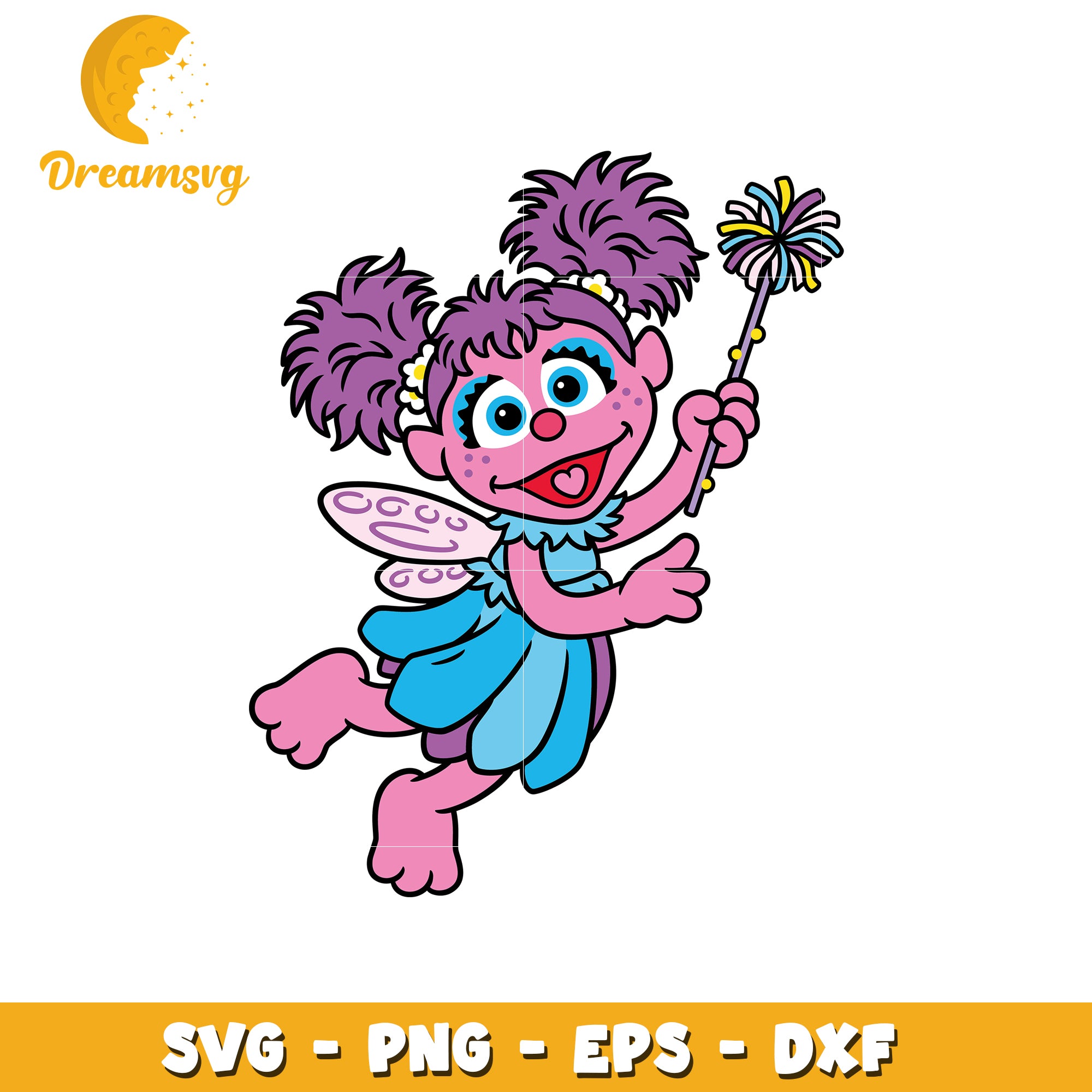 Abby Cadabby Fairy SVG Cut File – DreamSVG Store
