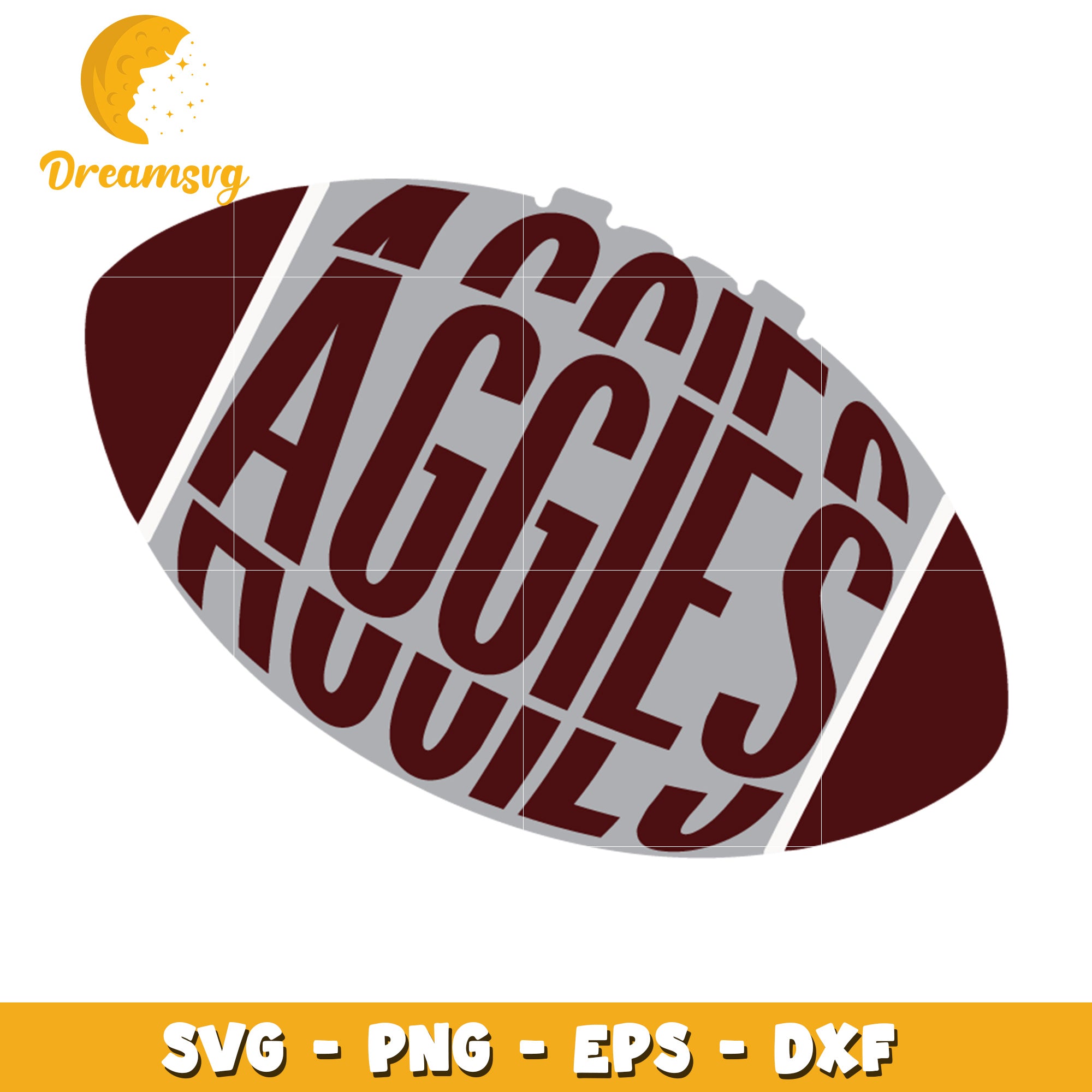 Aggies Football SVG Cut File – DreamSVG Store
