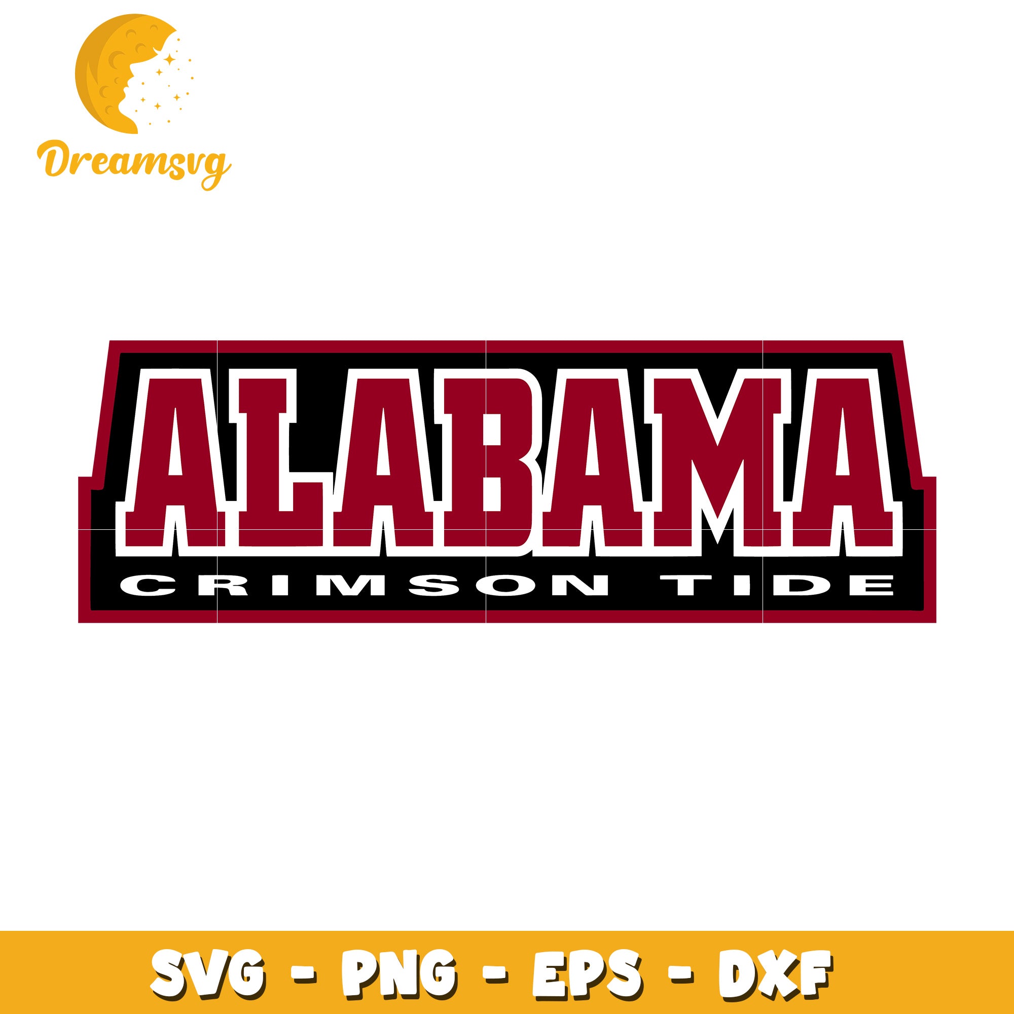 Alabama Crimson Tide SVG Design for Fans and Crafters Online – DreamSVG ...