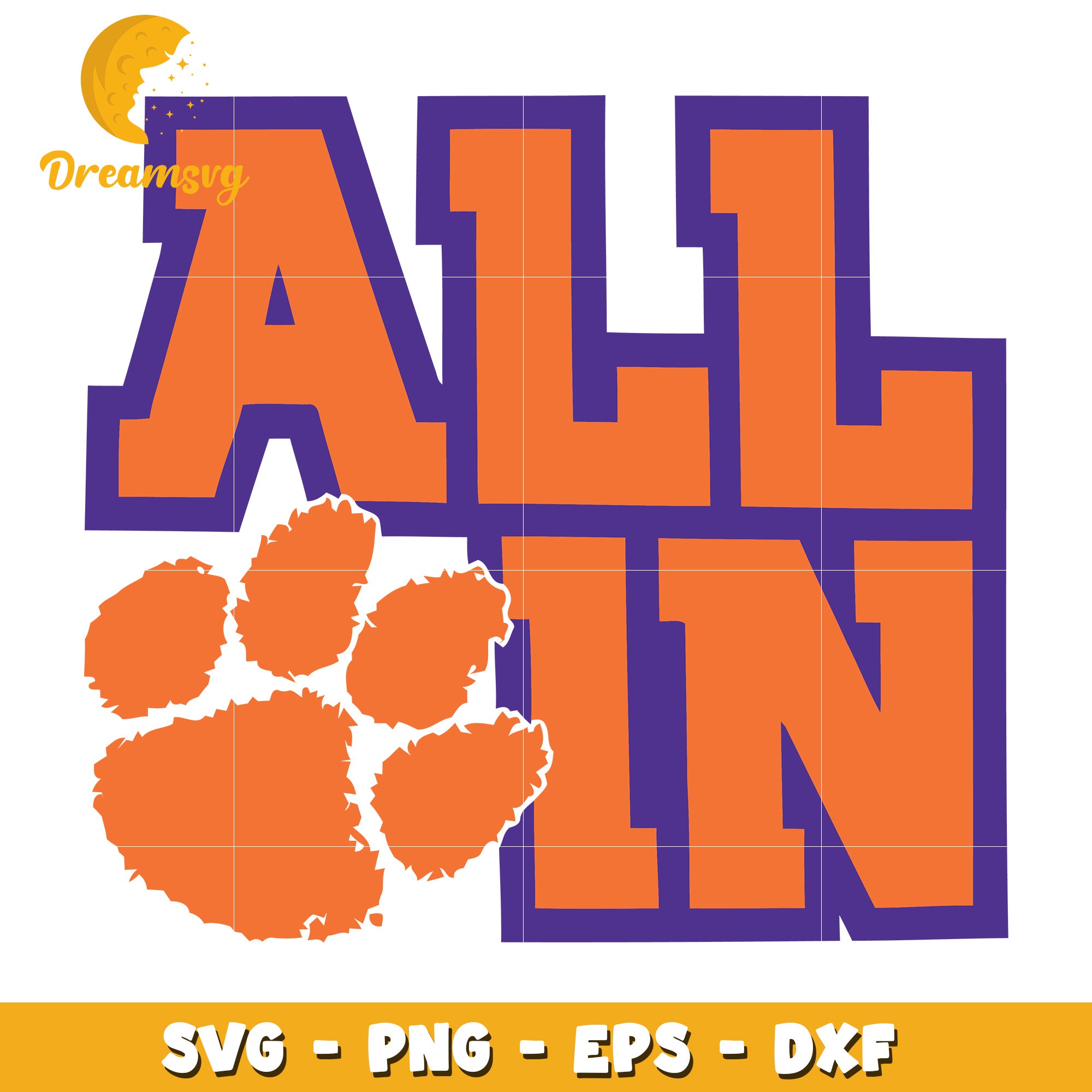 All In SVG PNG EPS DXF Cut File – DreamSVG Store
