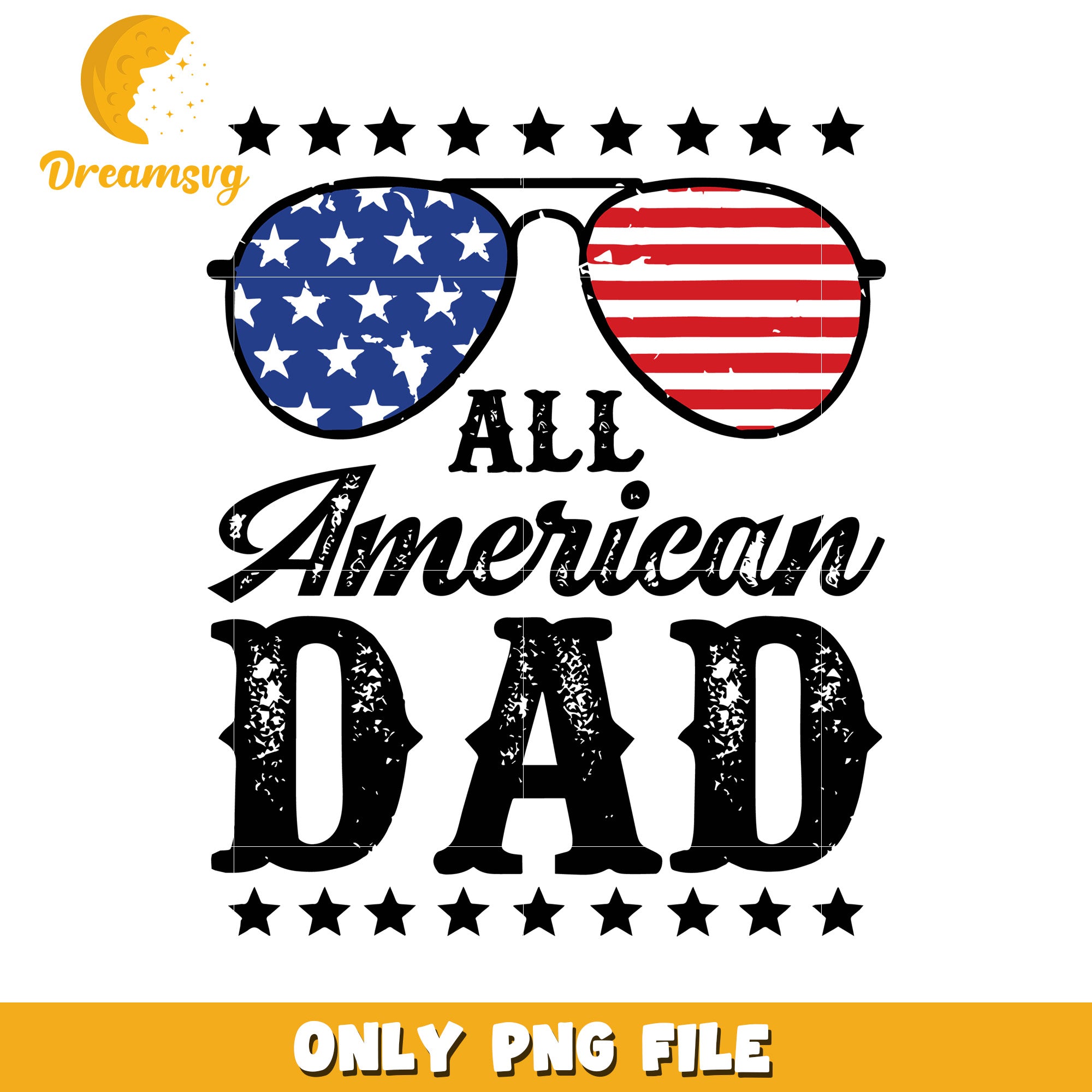 All american father png, proud usa dad png, patriotic dad design png ...