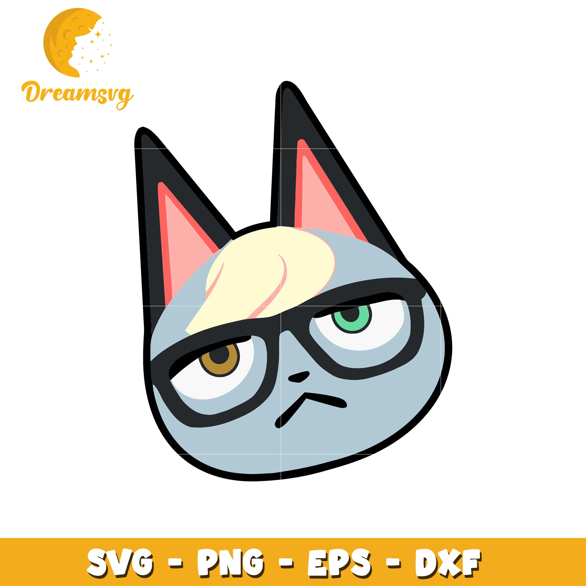 Animal Crossing Raymond SVG PNG EPS DXF – DreamSVG Store