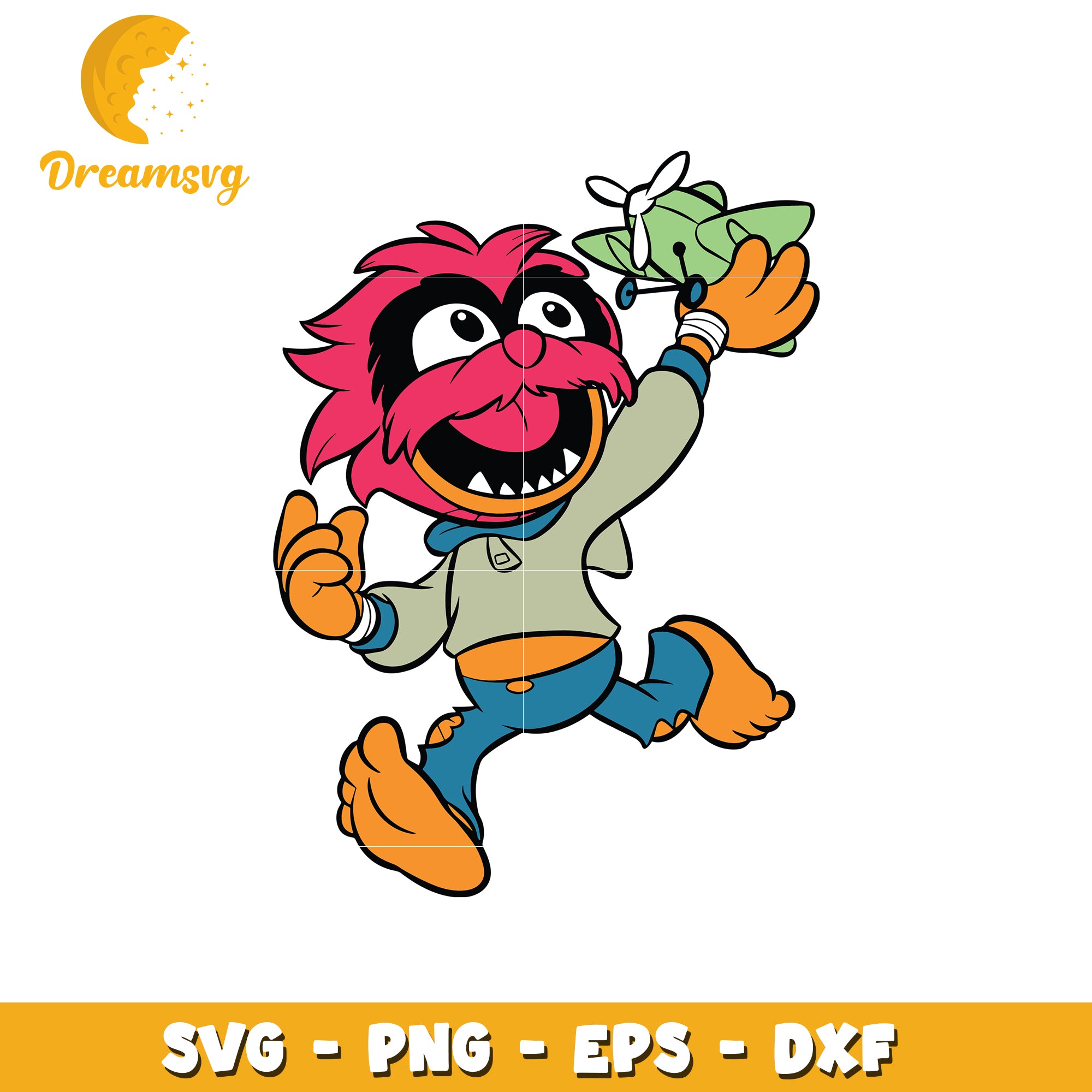 Animal Muppet SVG PNG EPS DXF – DreamSVG Store