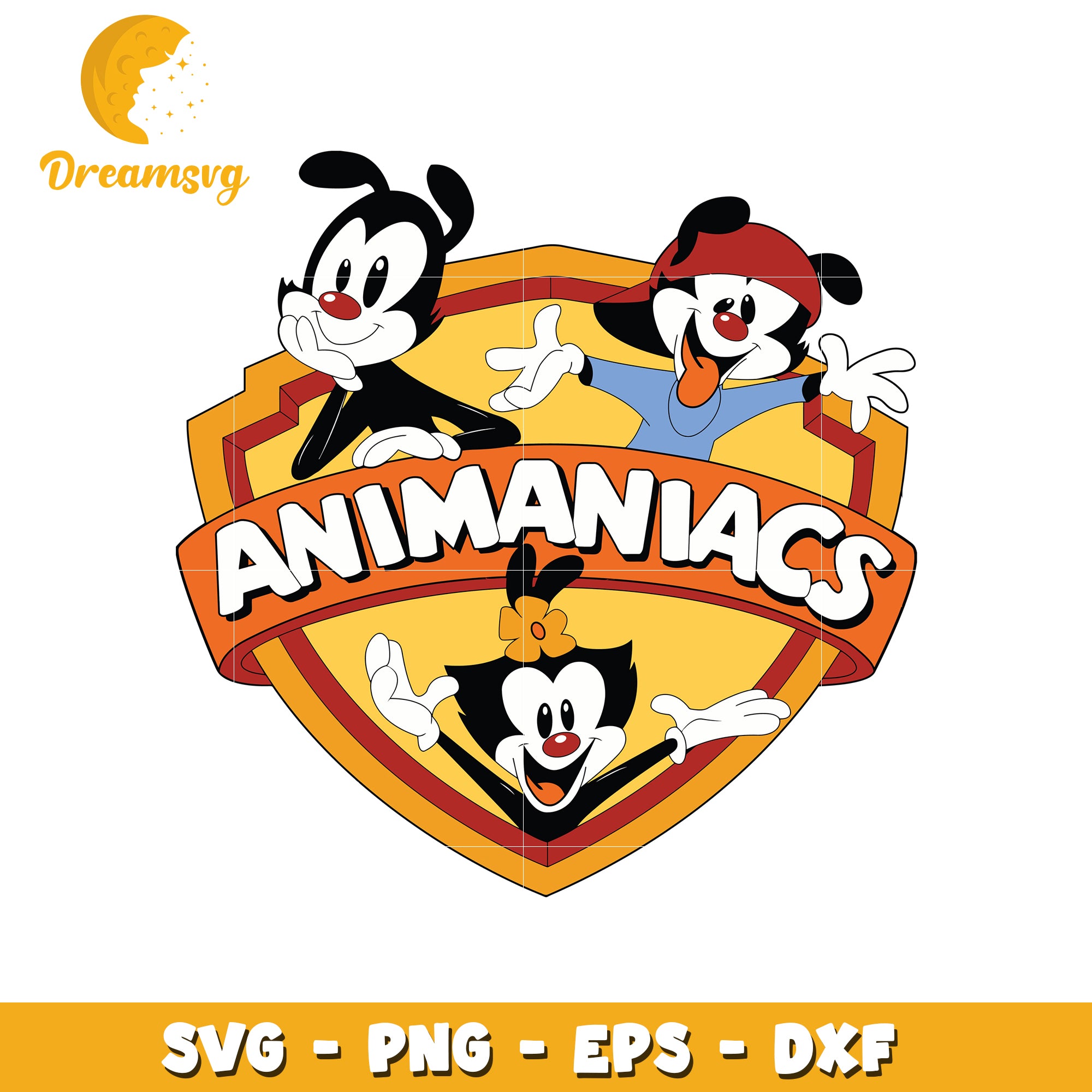 Animaniacs SVG PNG EPS DXF Cut Files – DreamSVG Store