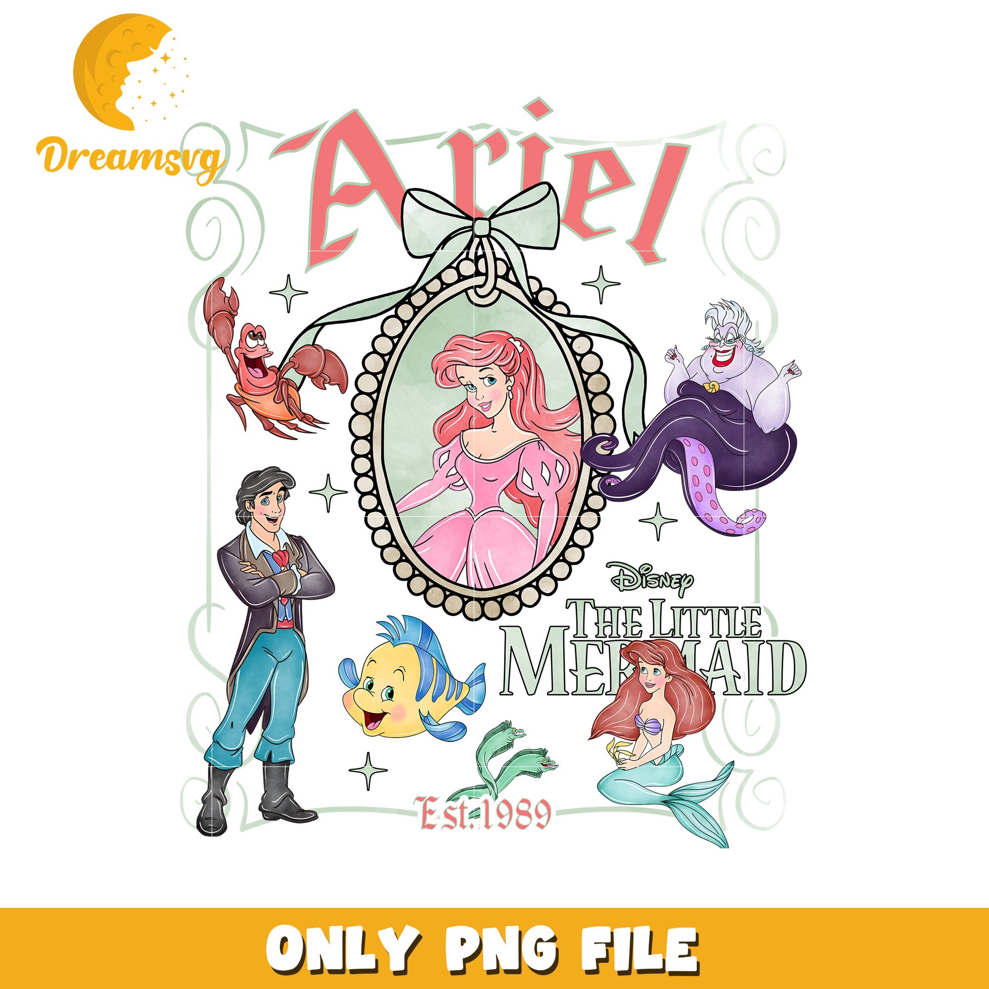 Ariel princess characters design png, disney toys png, disney movie pn ...