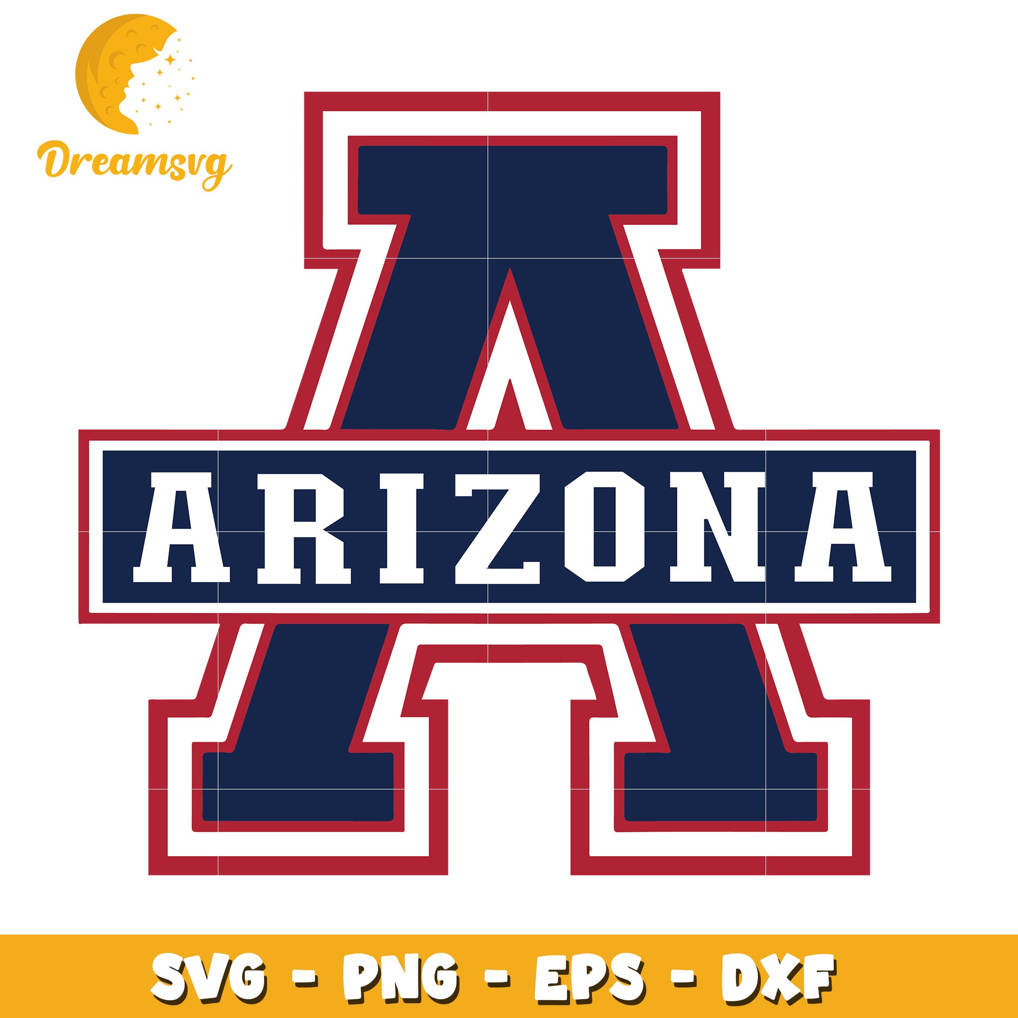 Arizona A SVG PNG EPS DXF Cut File – DreamSVG Store
