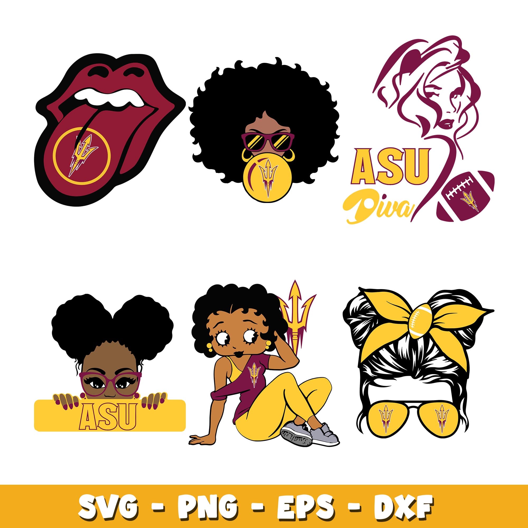 Arizona State girl bundle svg, Arizona State logo svg, ncaa svg ...