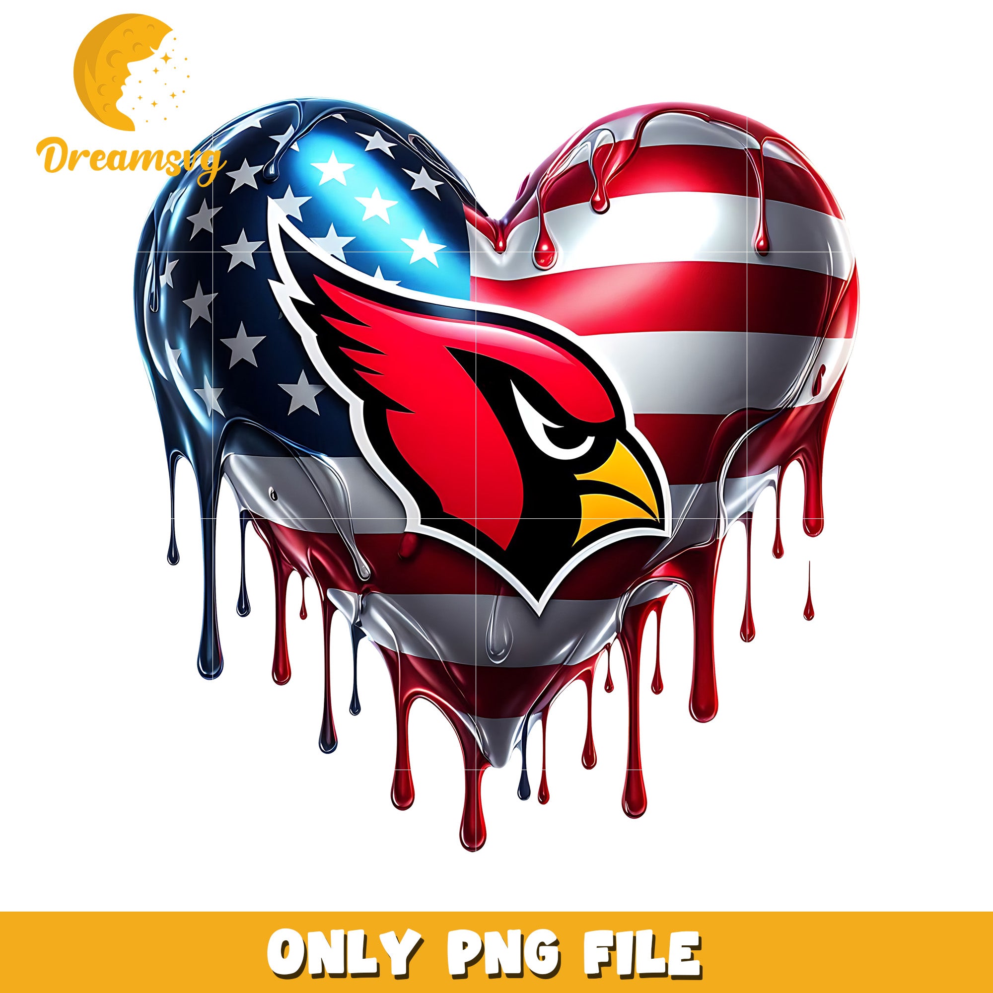 Arizona cardinals heart png, nfl league png, nfl 2025 png – DreamSVG Store