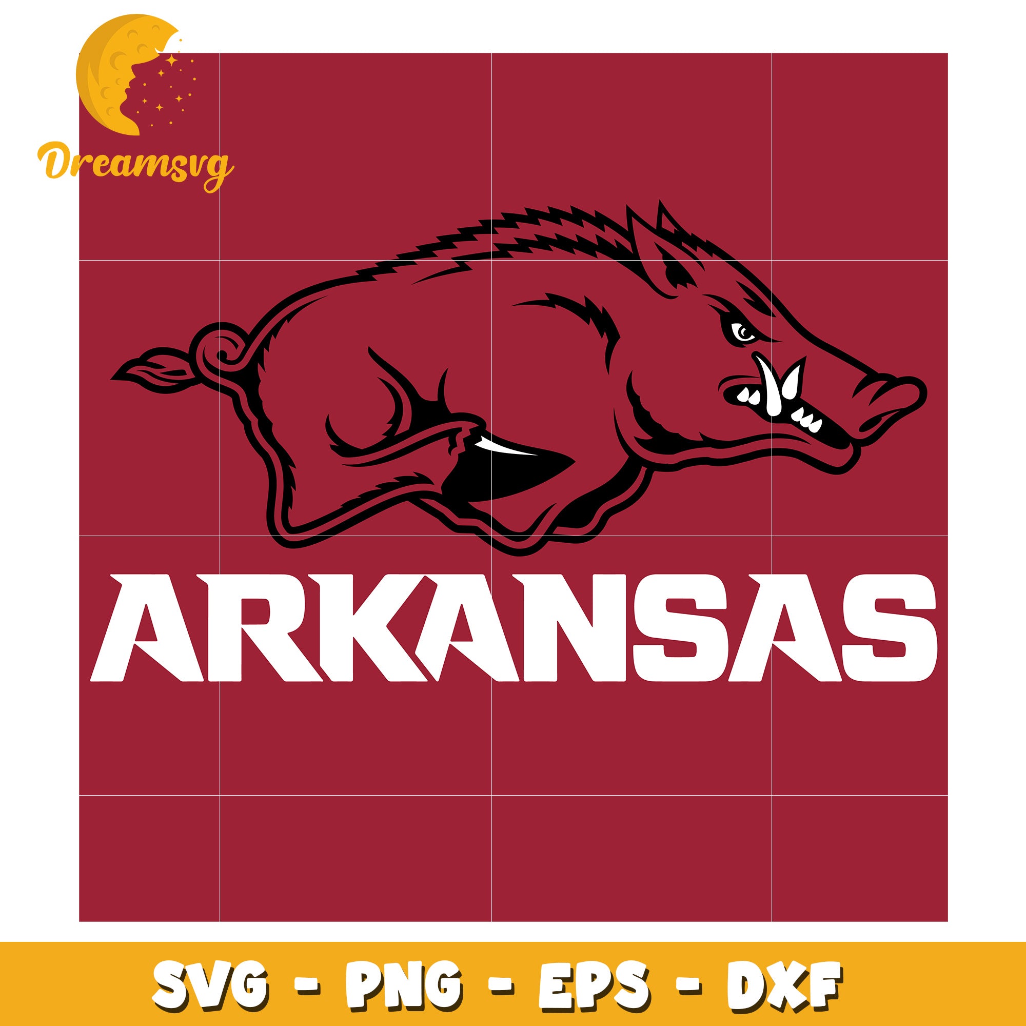 Arkansas Razorbacks SVG Design for Sports Fans and Crafters – DreamSVG ...