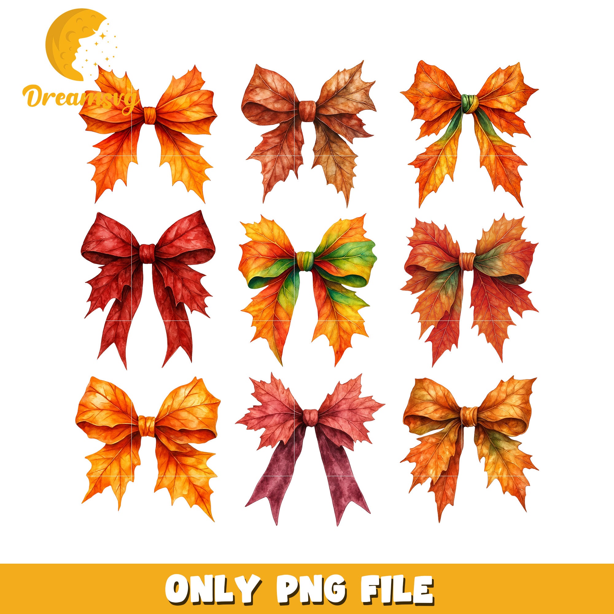 Autumn leaves bow tie png, all bow tie png, leaf pattern bow tie png ...