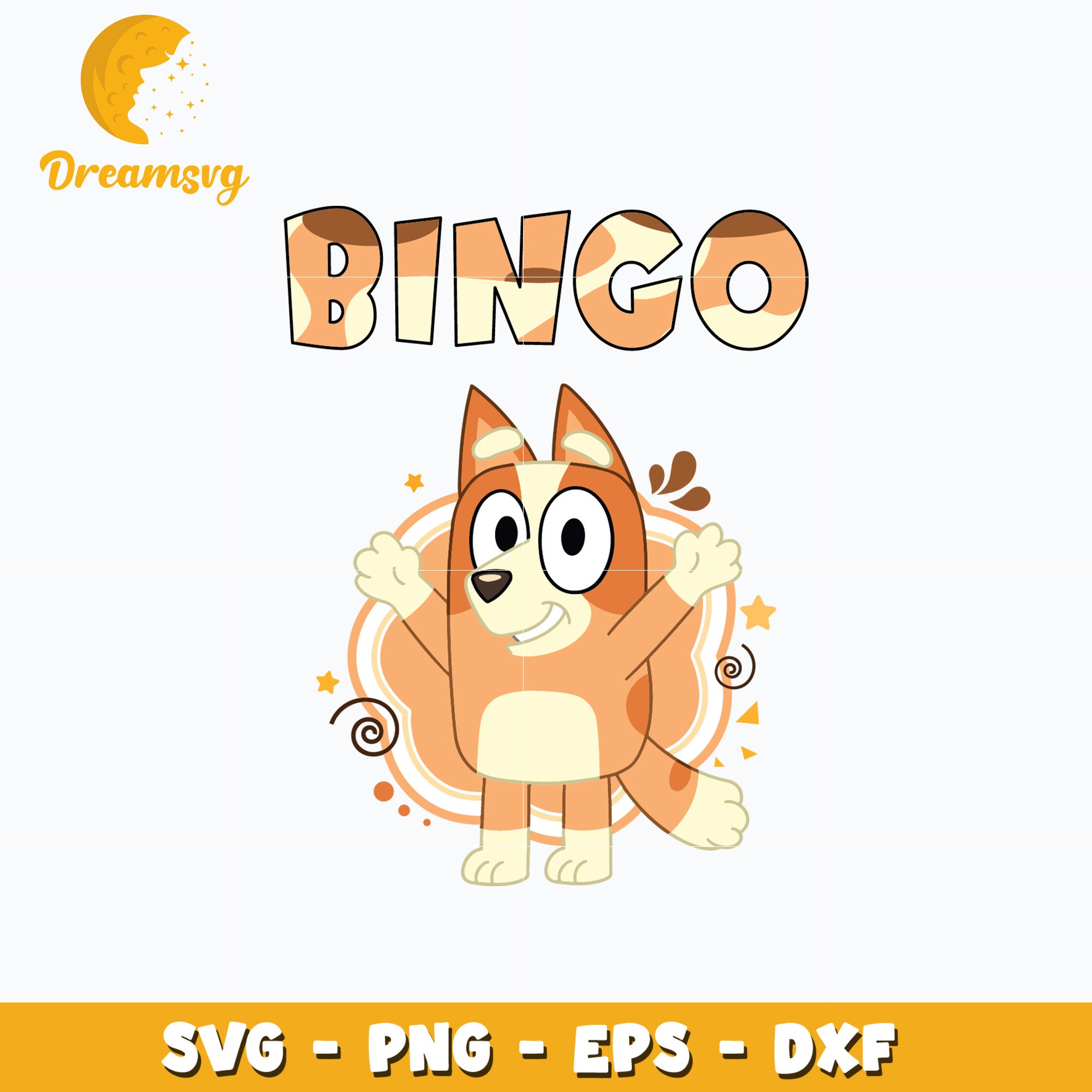 Bluey family bingo cartoon svg – DreamSVG Store