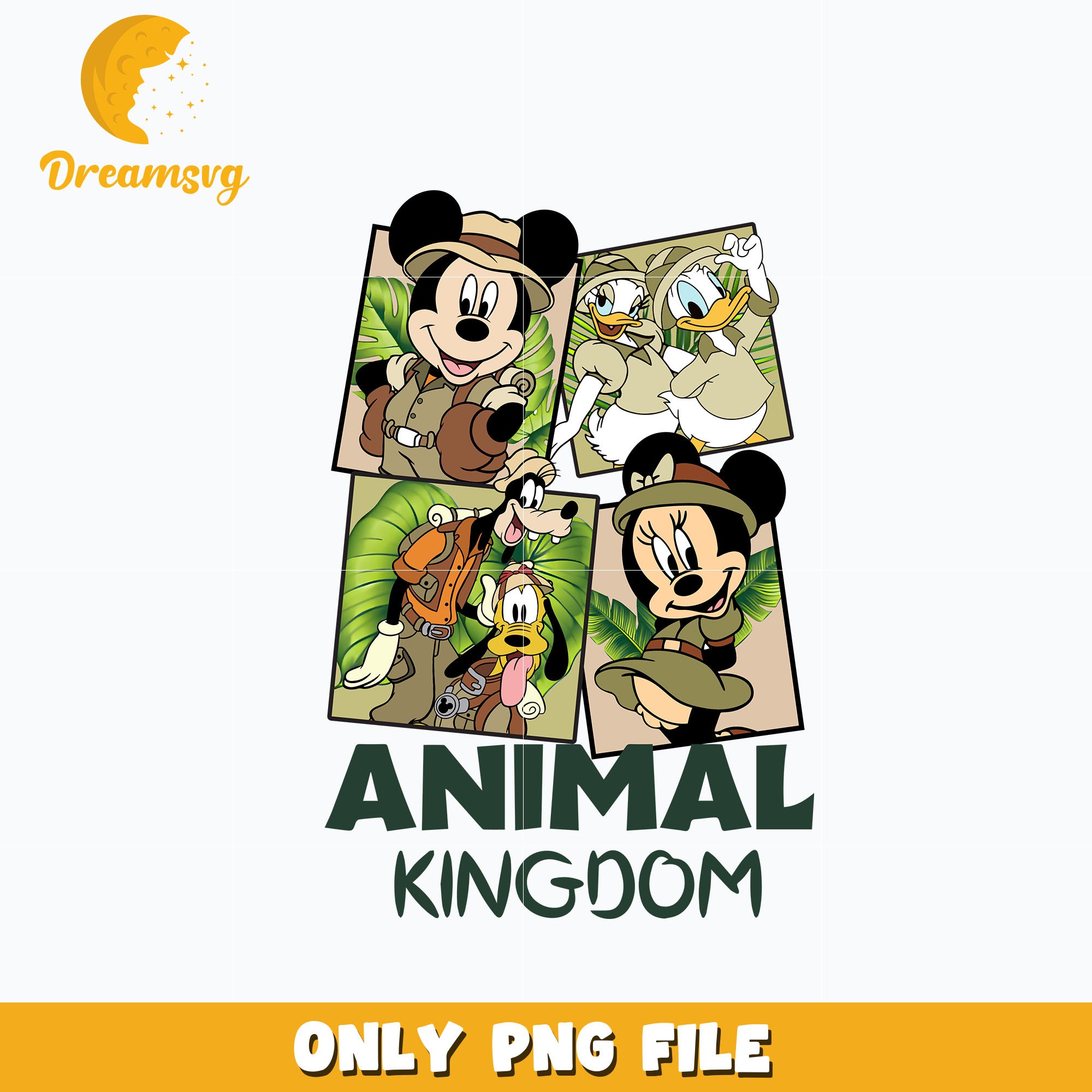 Mickey mouse animal kingdom png – DreamSVG Store