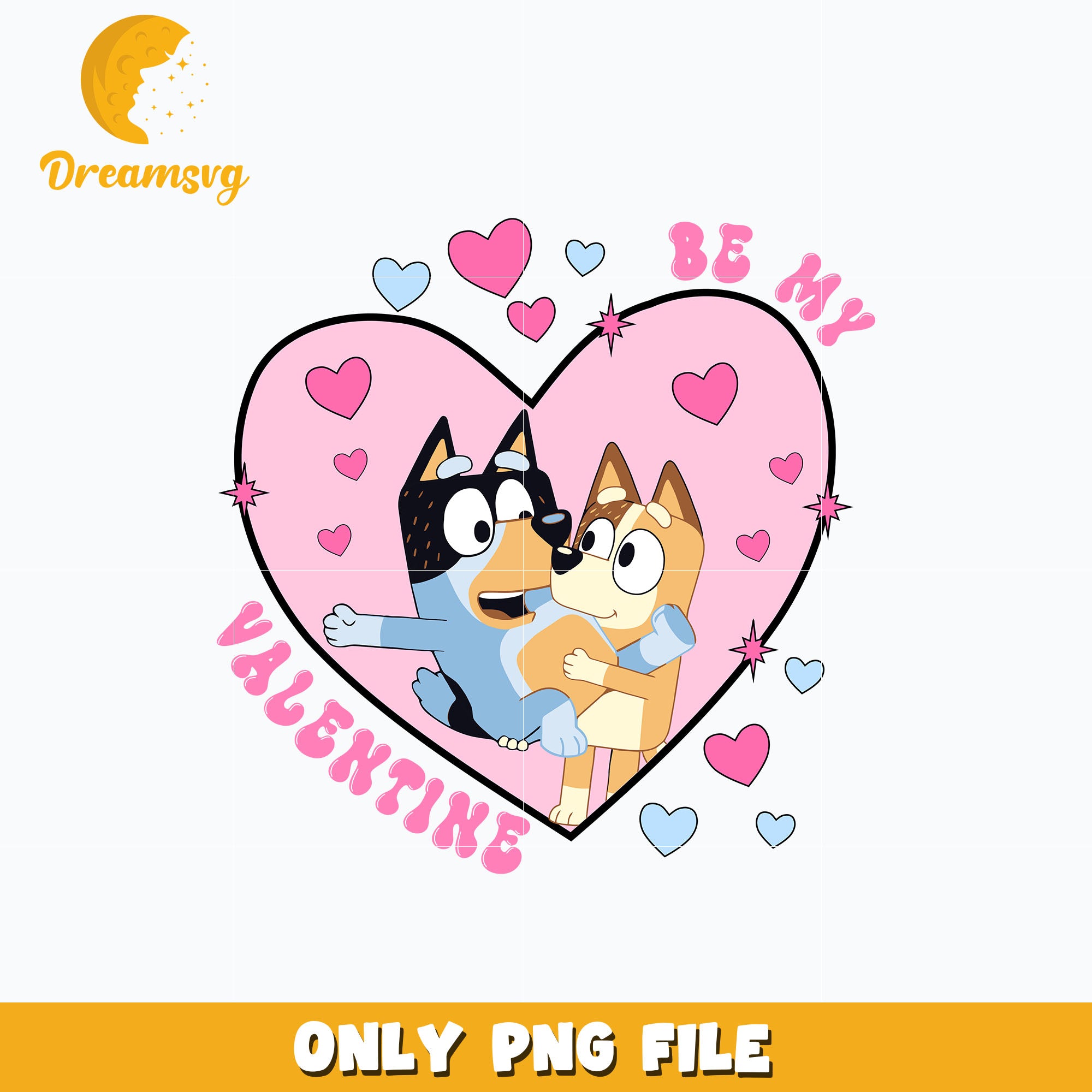 Bluey parents be my valentines png – DreamSVG Store
