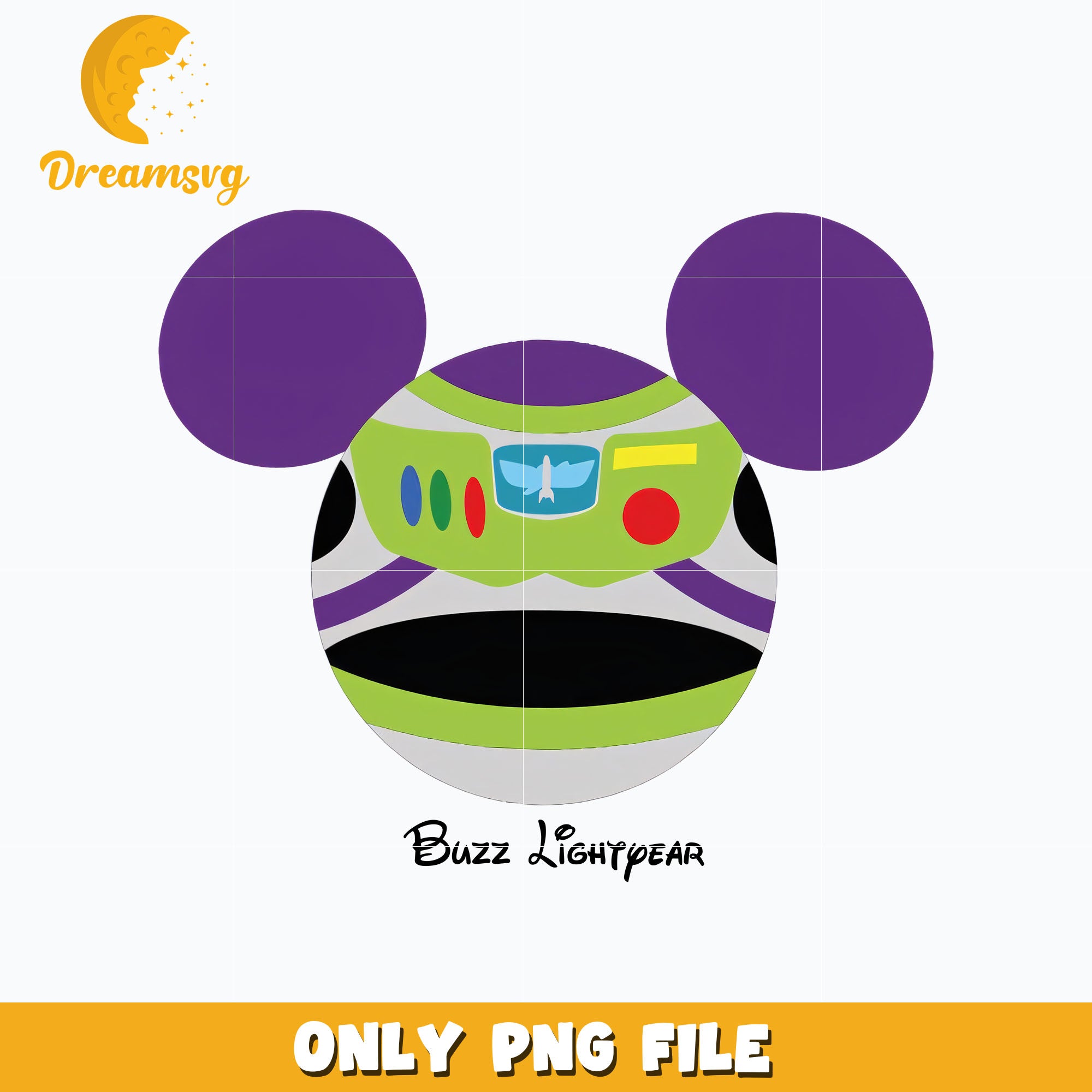 Buzz lightpear mouse head toy story png – DreamSVG Store