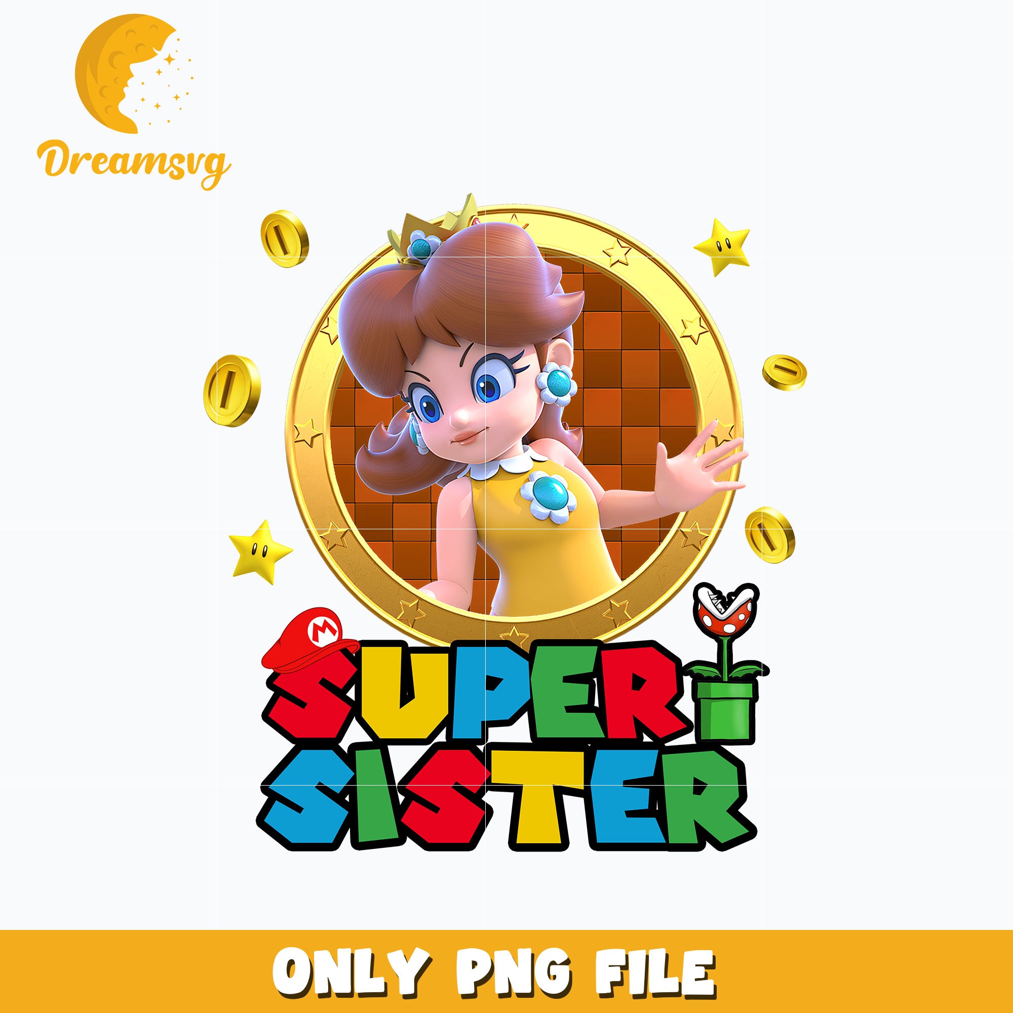 Mario bros super sister png – DreamSVG Store