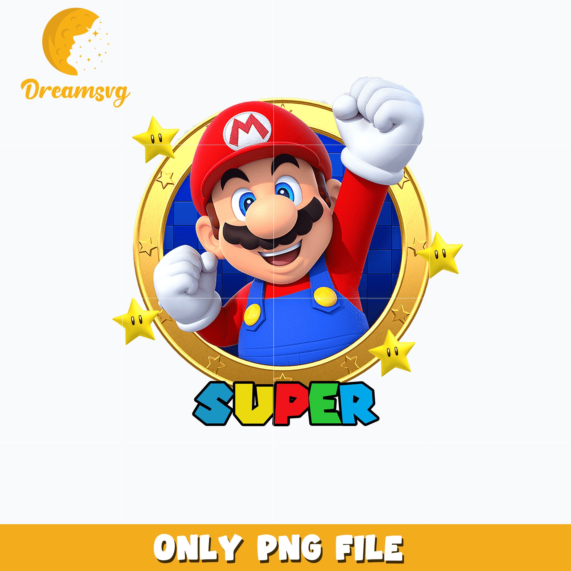Super Mario bros cartoon png – DreamSVG Store