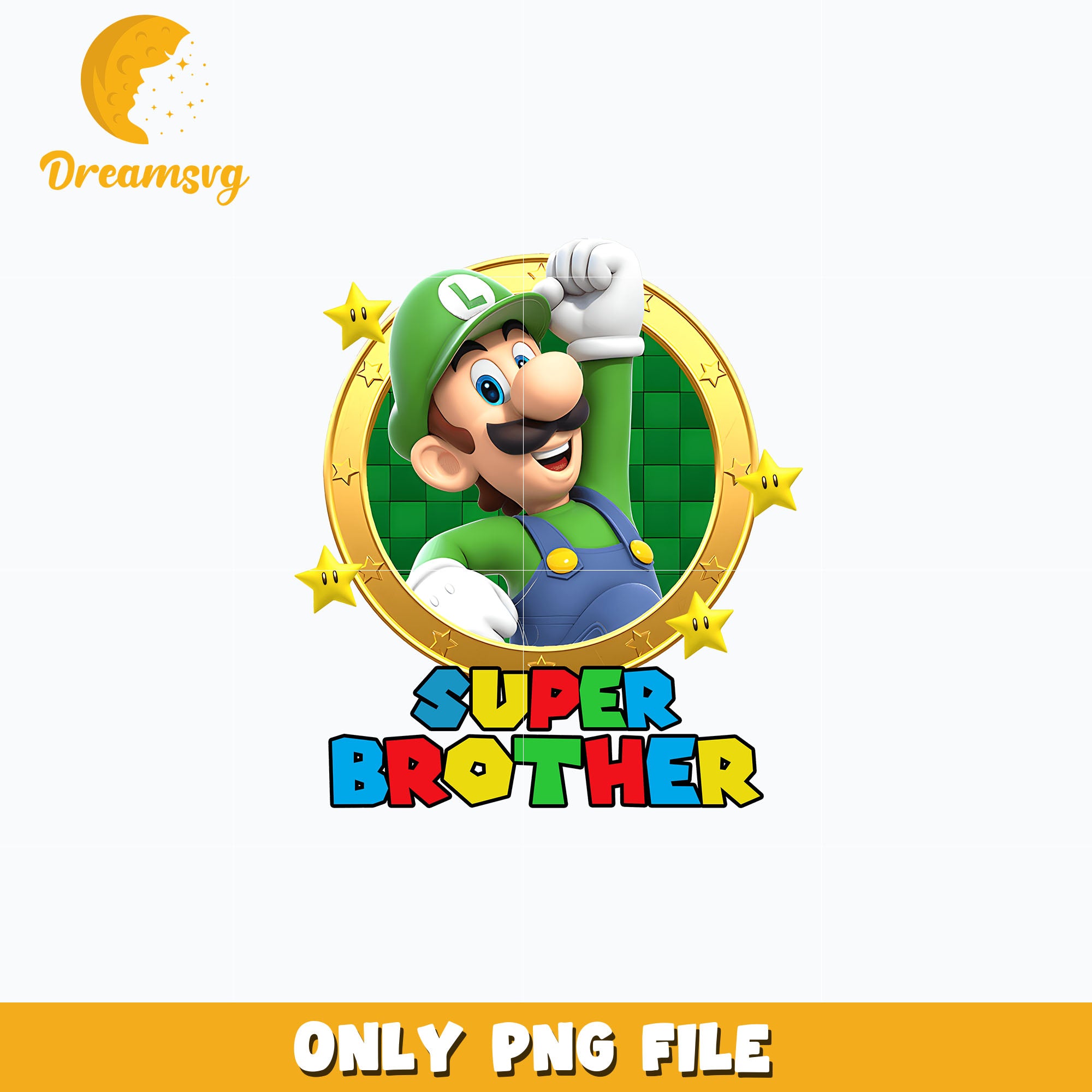 Mario bros super brother cartoon png – DreamSVG Store