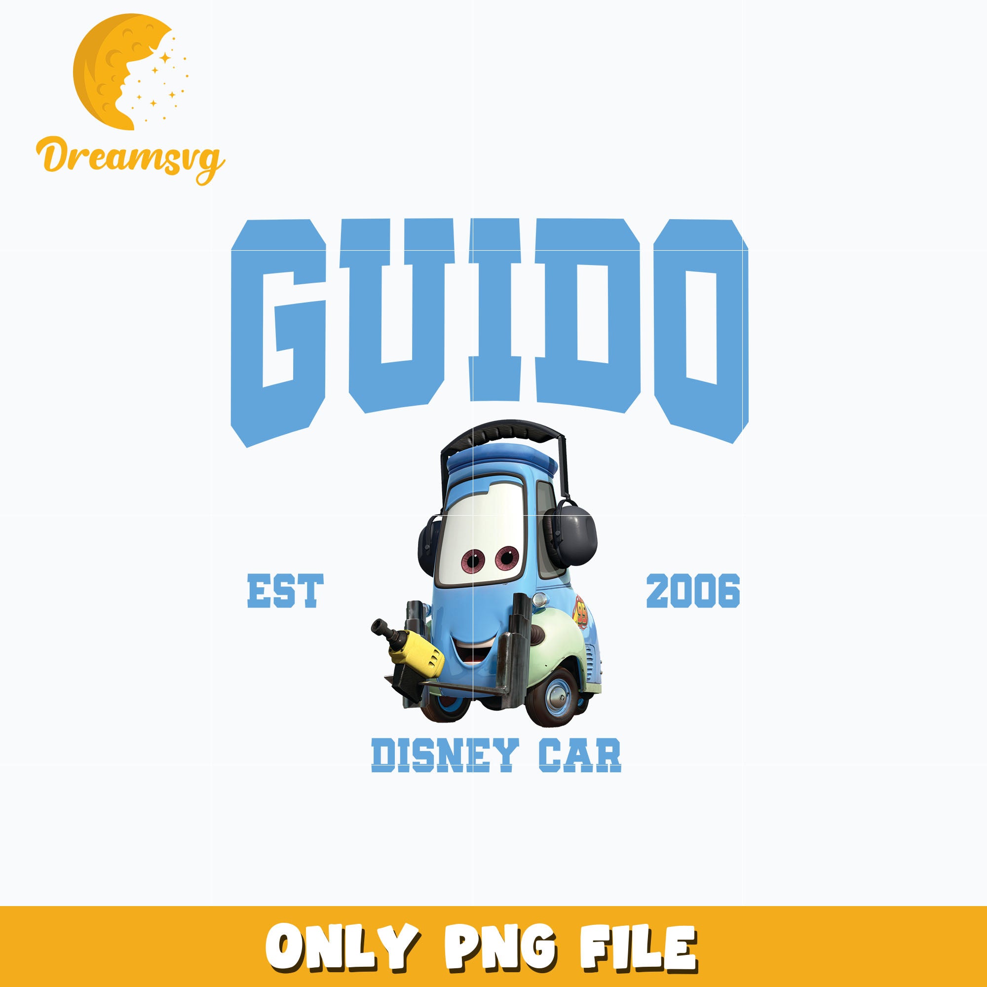 Guido est 2006 disney car png – DreamSVG Store