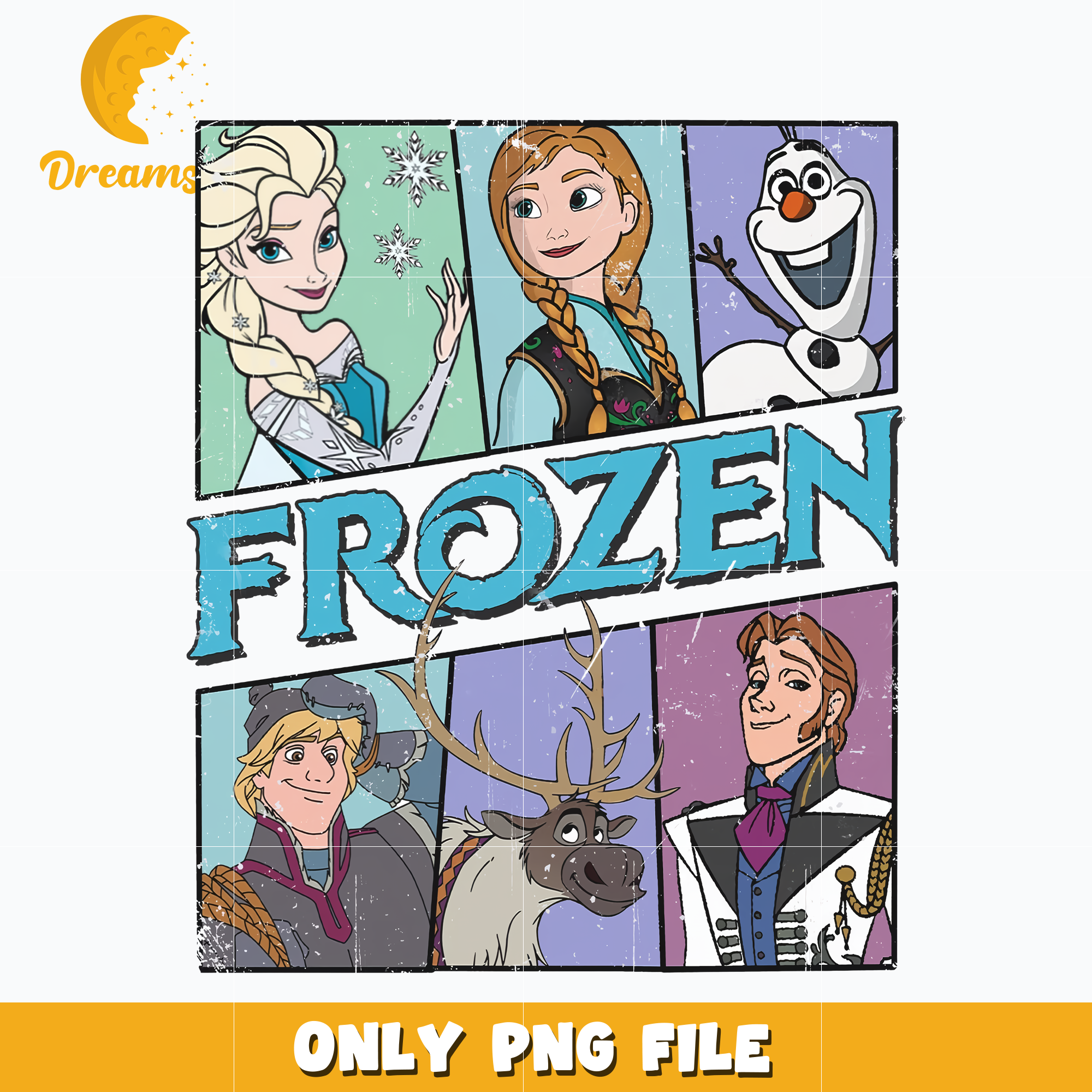 Disney Frozen character Png – DreamSVG Store