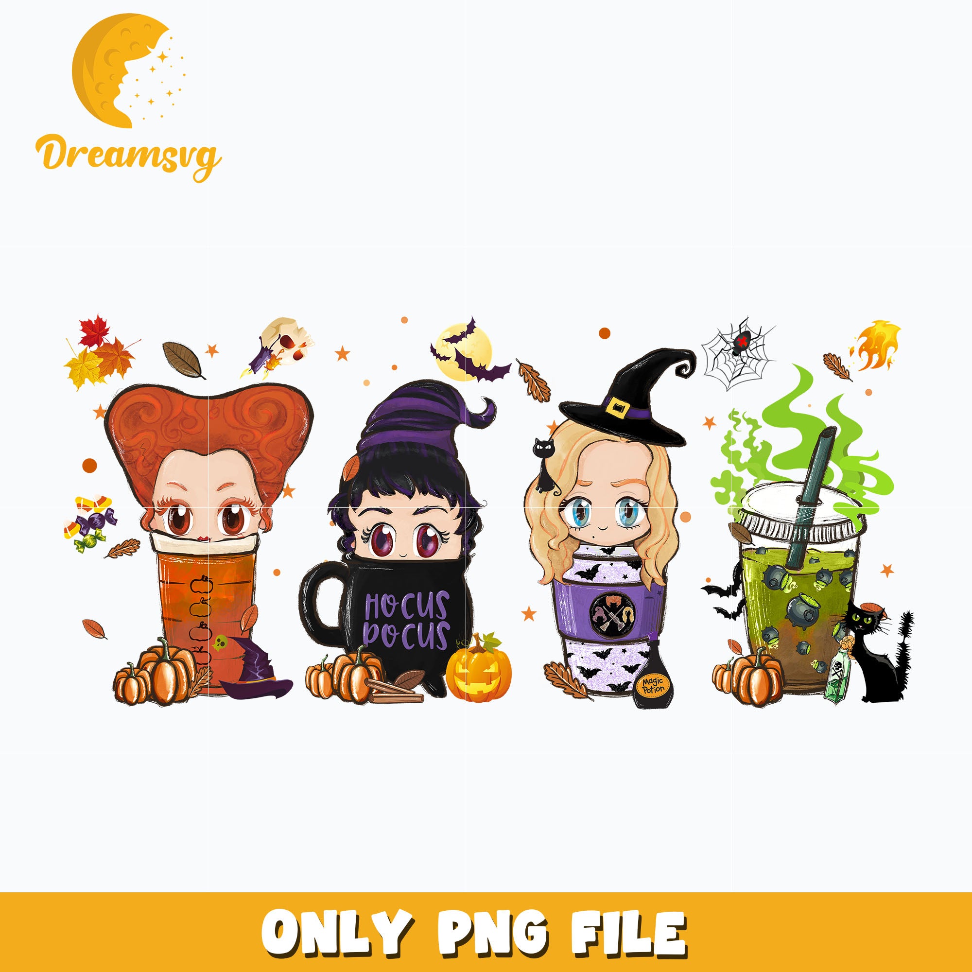 Baby Hocus Pocus halloween png, Halloween png, Digital download ...