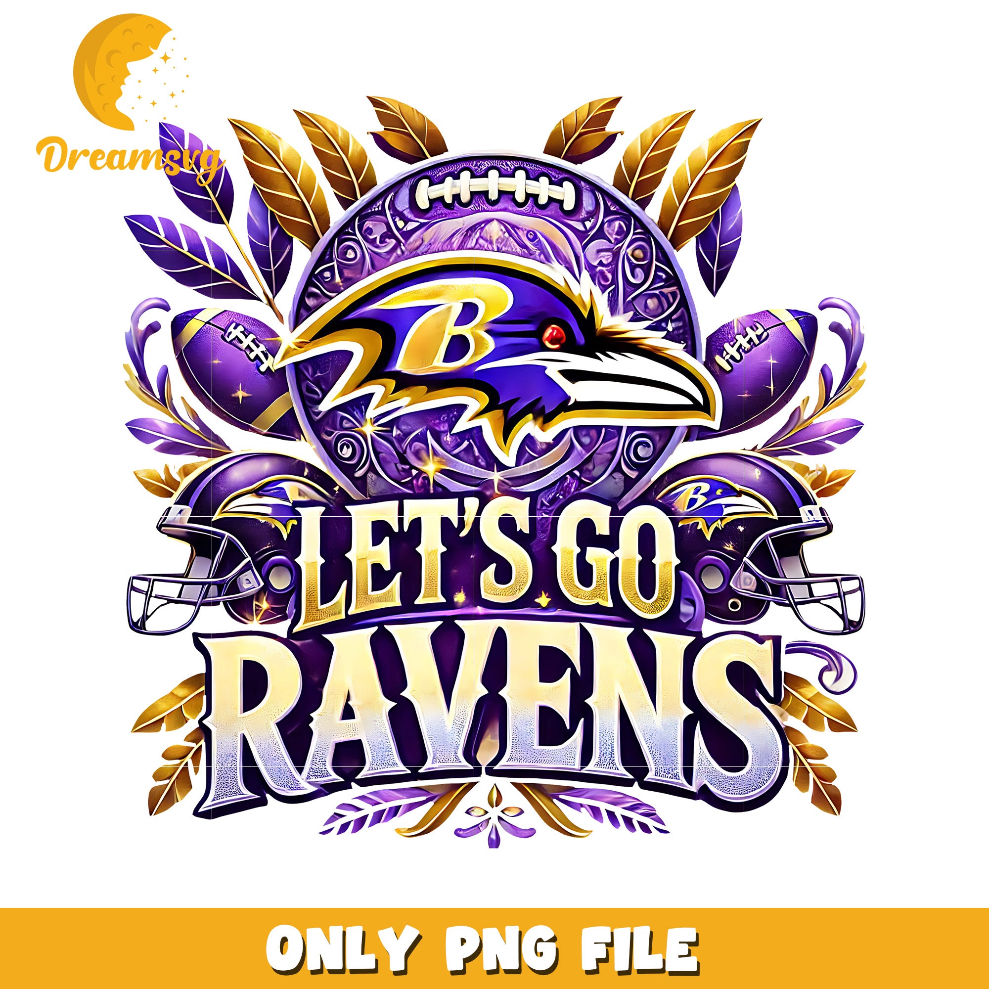 Baltimore ravens let's go png, nfl games png, nfl png – DreamSVG Store