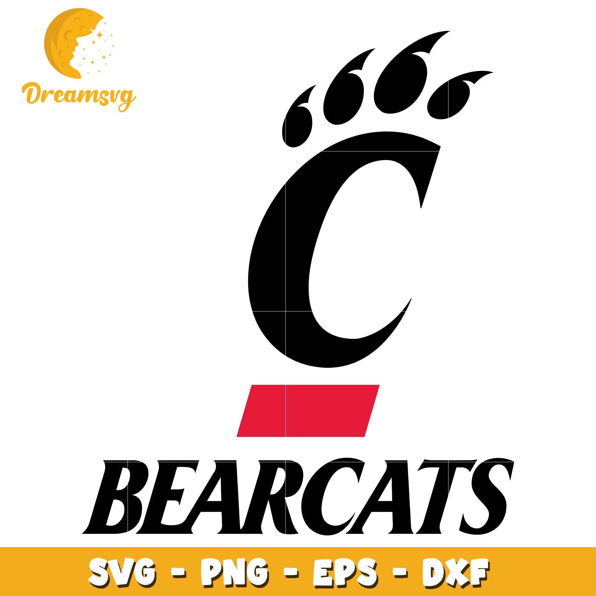Bearcats Logo SVG Bundle for Crafting and Design Projects – DreamSVG Store