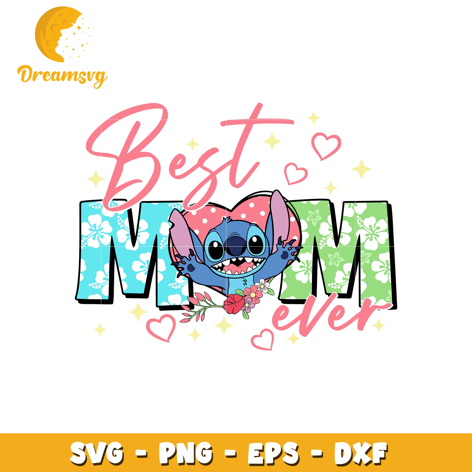 Best mom ever stitch character svg, stitch svg, disney svg – DreamSVG Store