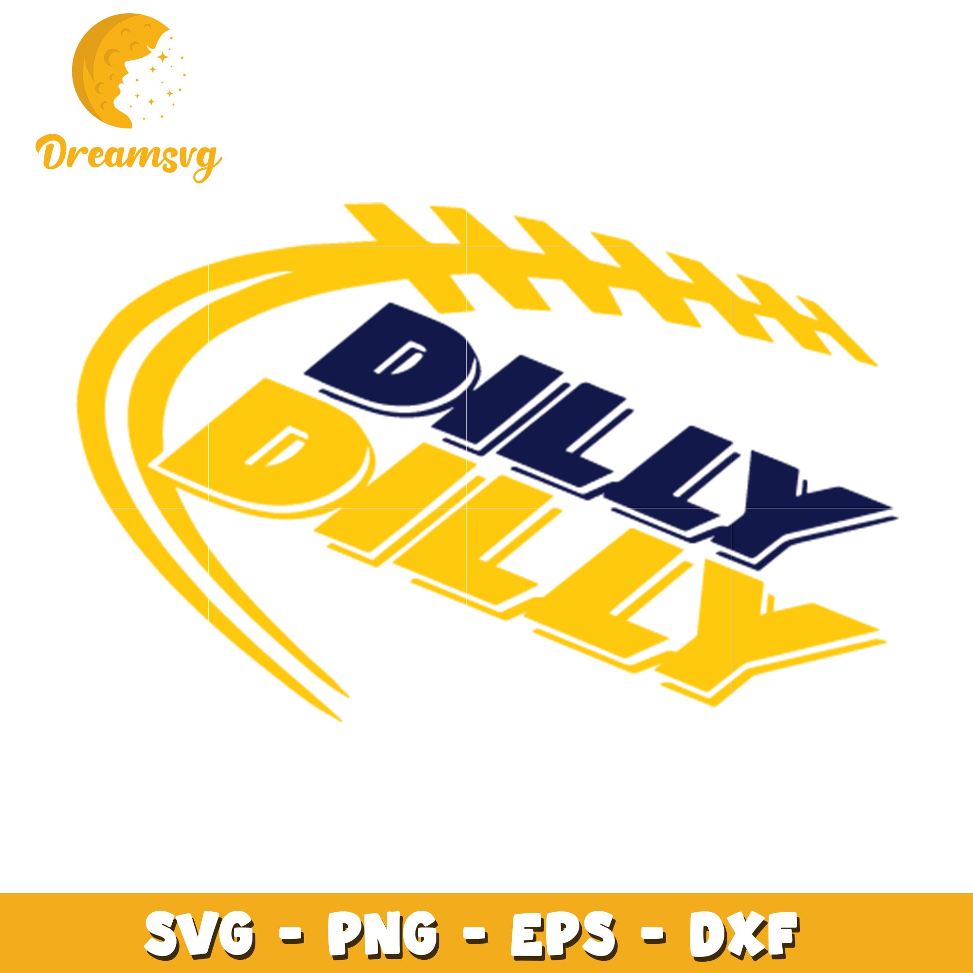 Billy Football SVG Cut File – DreamSVG Store