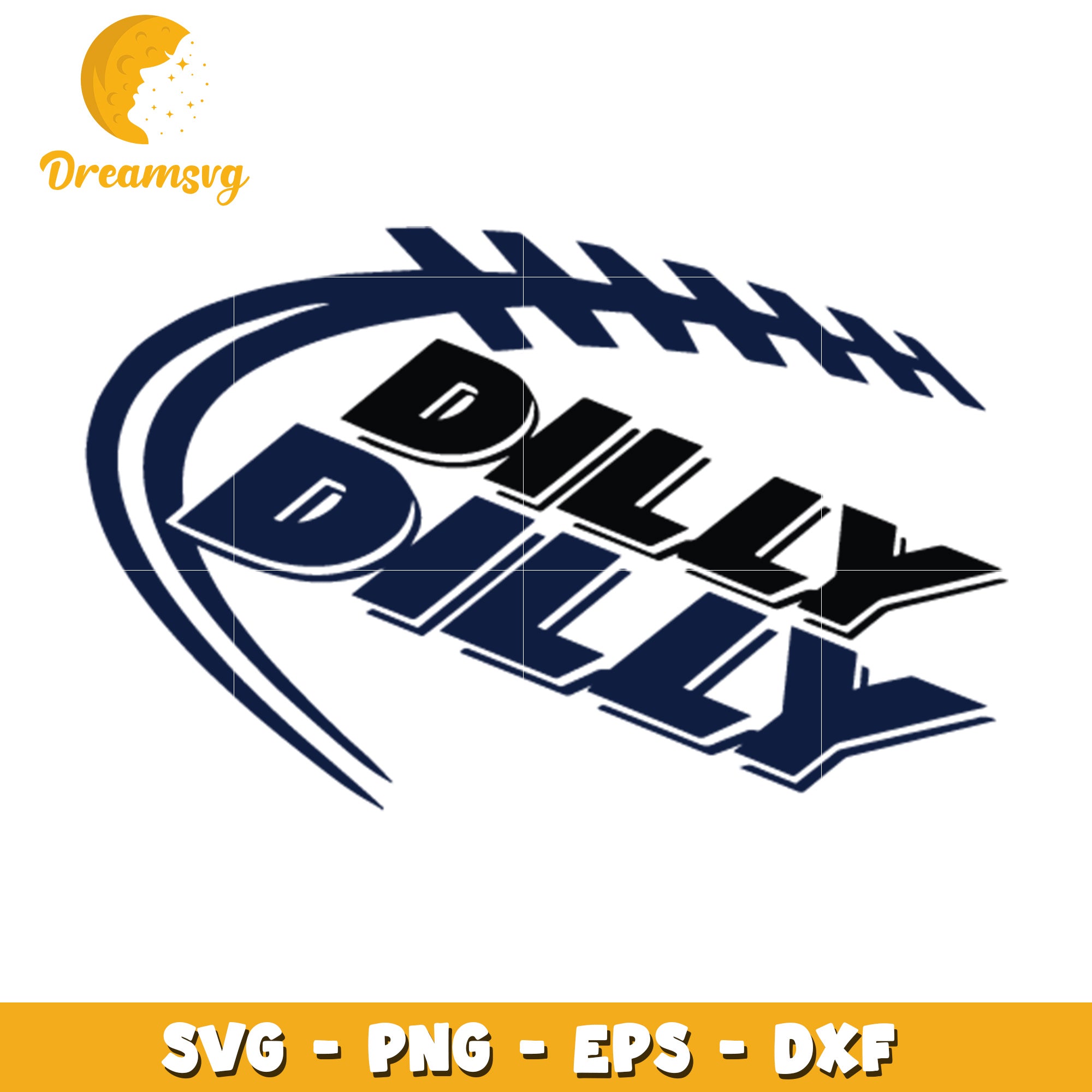 Billy Football SVG Cut File Design – DreamSVG Store