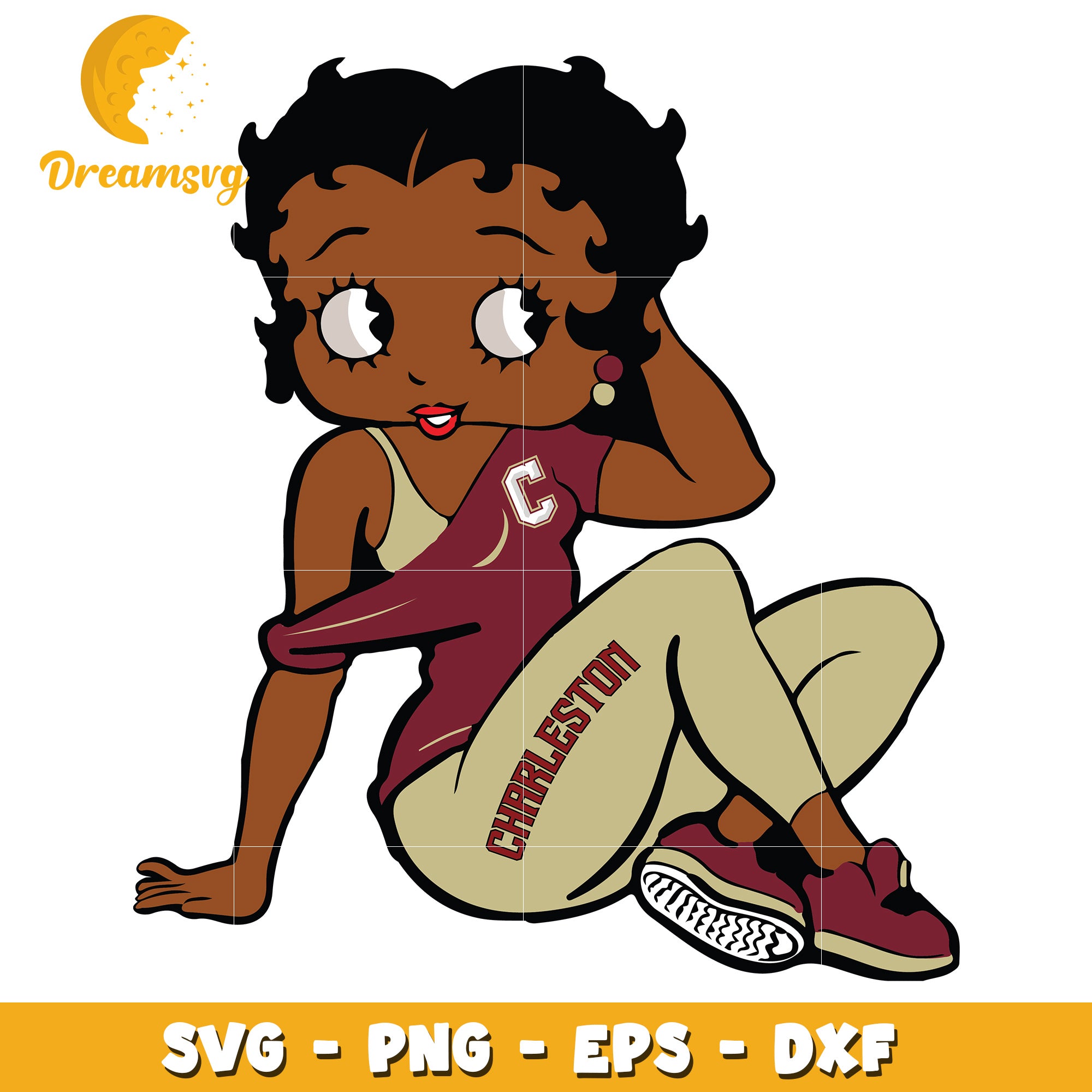 Black Betty Charleston SVG PNG EPS DXF – DreamSVG Store