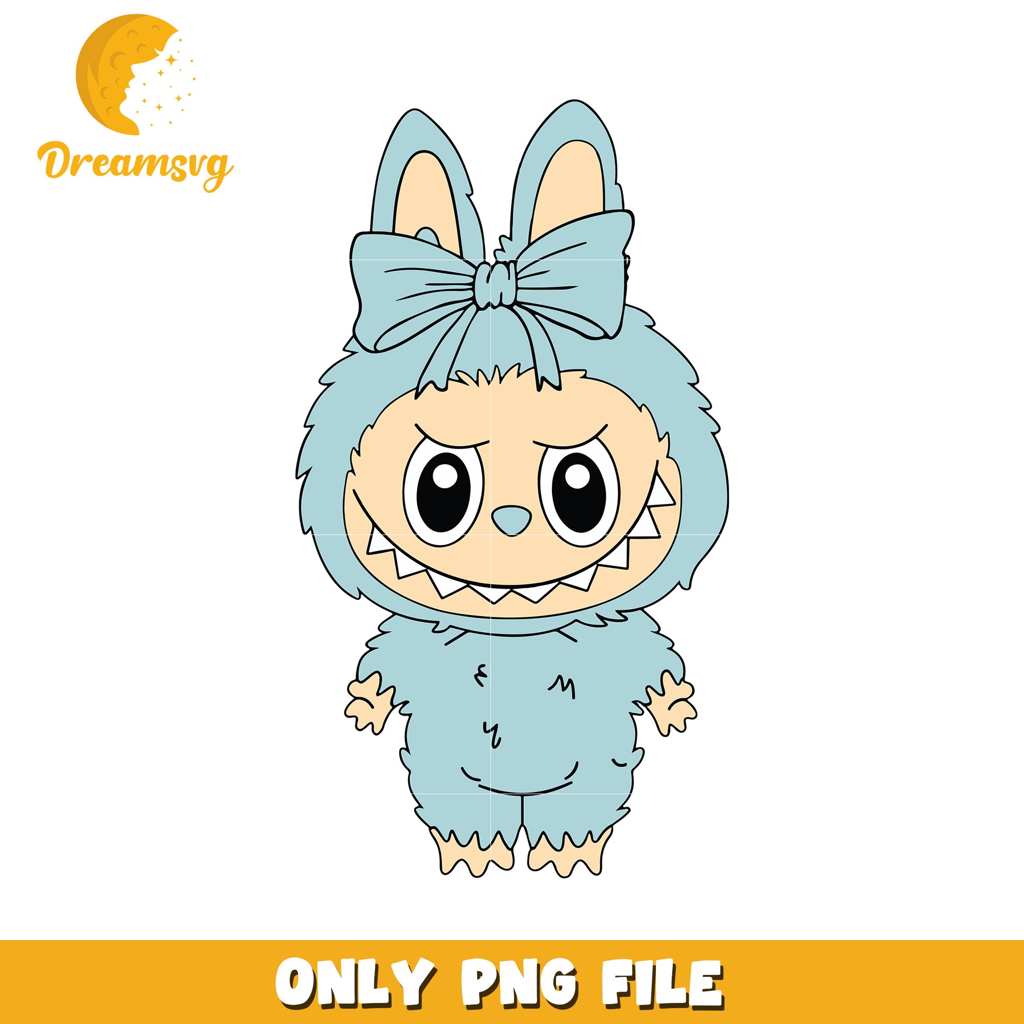 Blue labubu png, labubu clothes png, labubu macaron png – DreamSVG Store