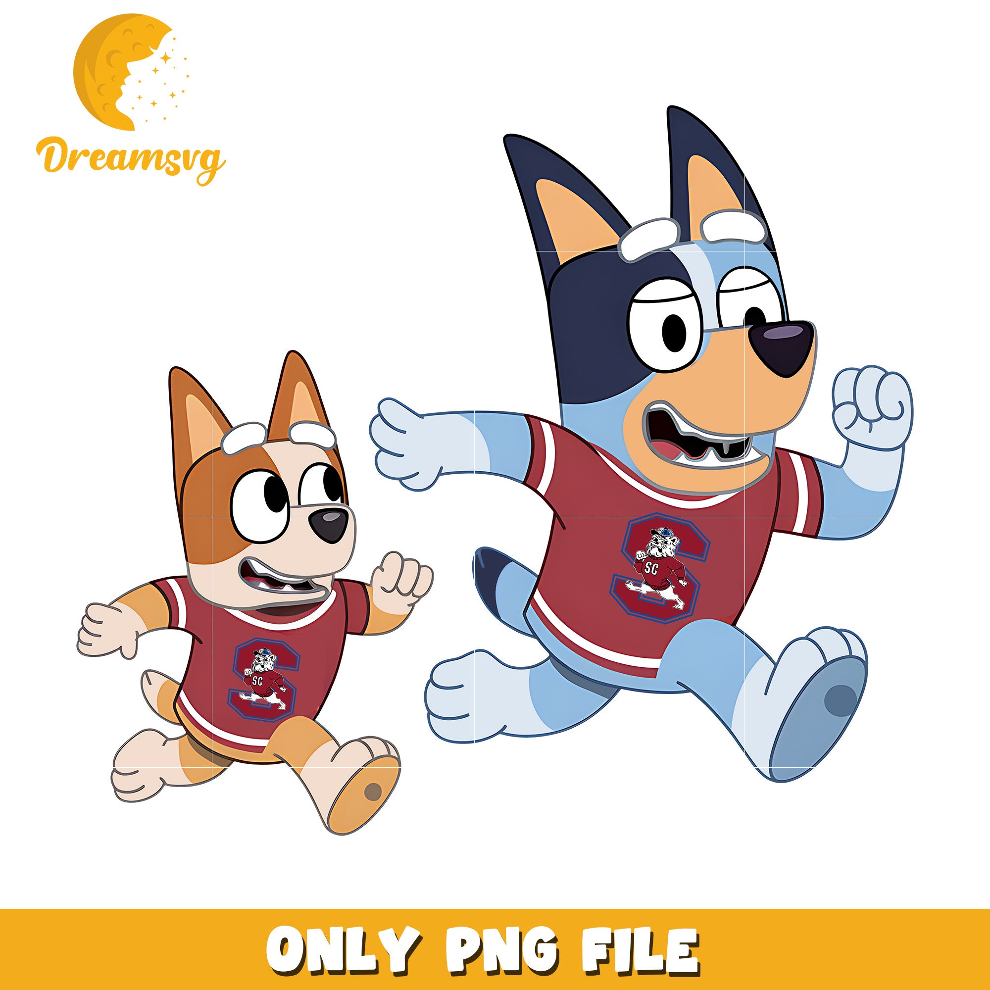 Bluey Bingo cheer shirt png, South Carolina State Bulldogs png ...