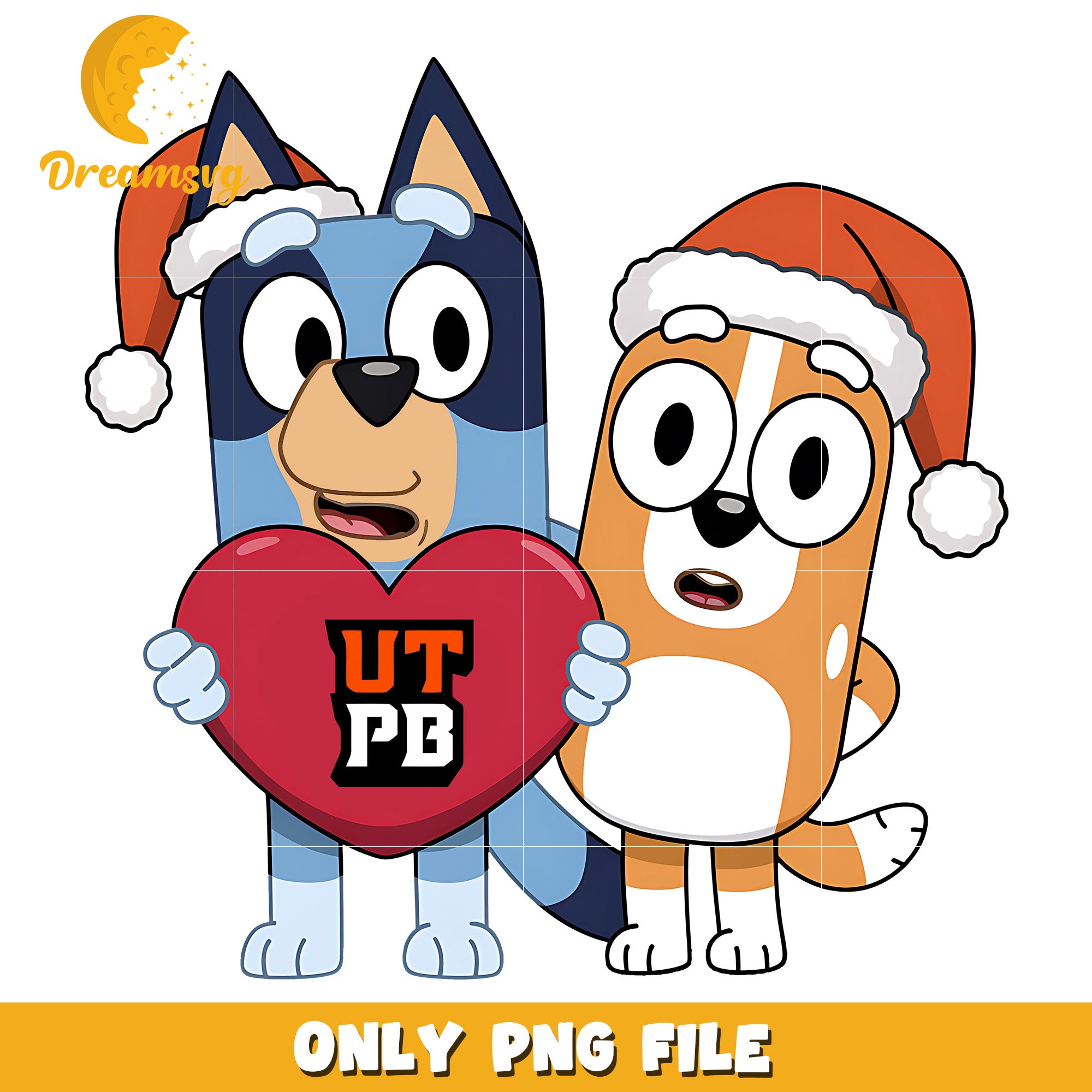 Bluey Bingo heart logo ncaa png, UTPB Falcons png, ncaa png – DreamSVG ...