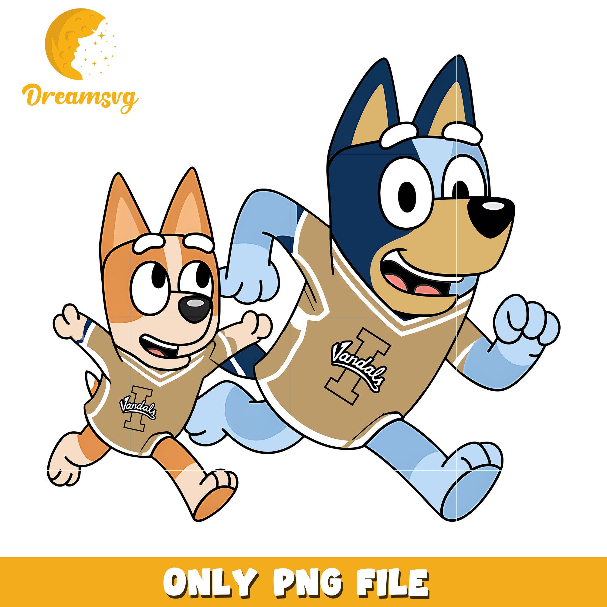 Bluey Bingo ncaa fan png, Idaho Vandals png, ncaa png – DreamSVG Store