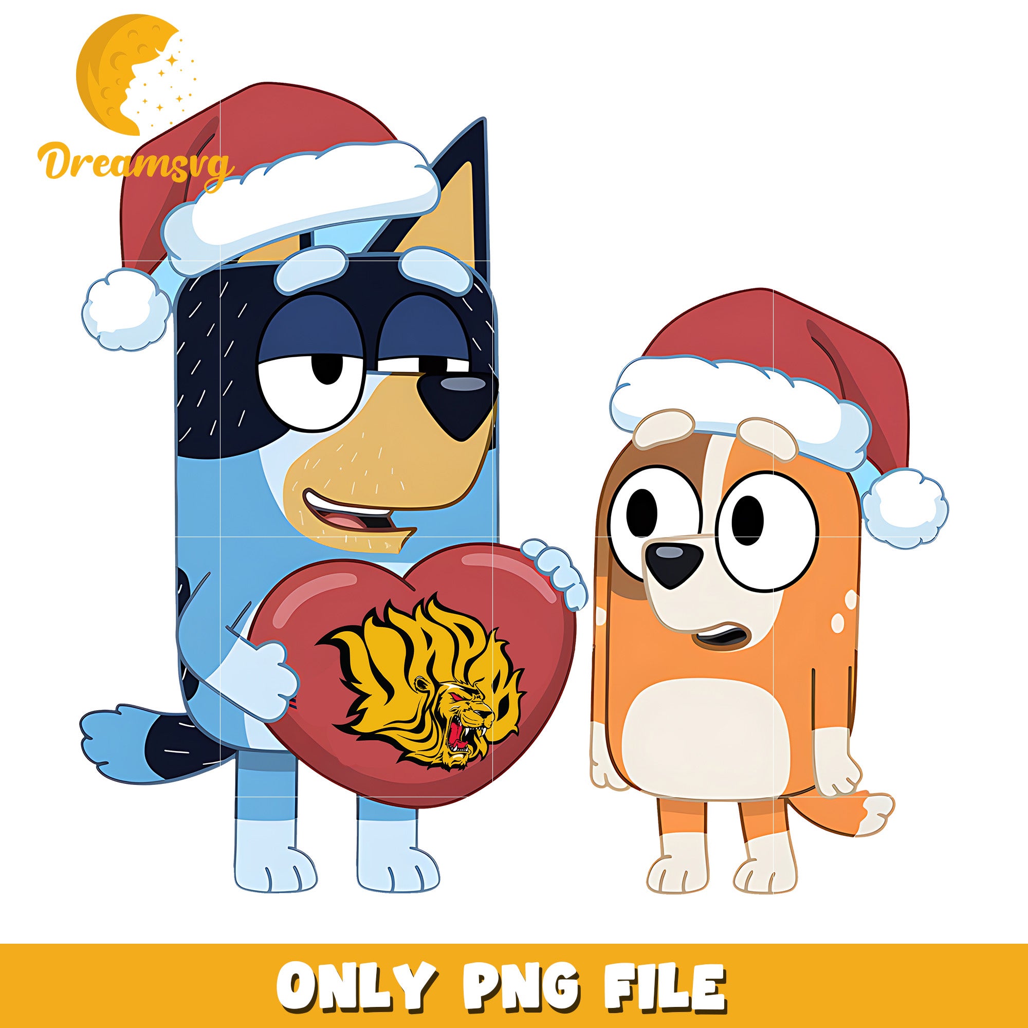 Bluey Bingo santa hat png, Arkansas PB Golden Lions png – DreamSVG Store