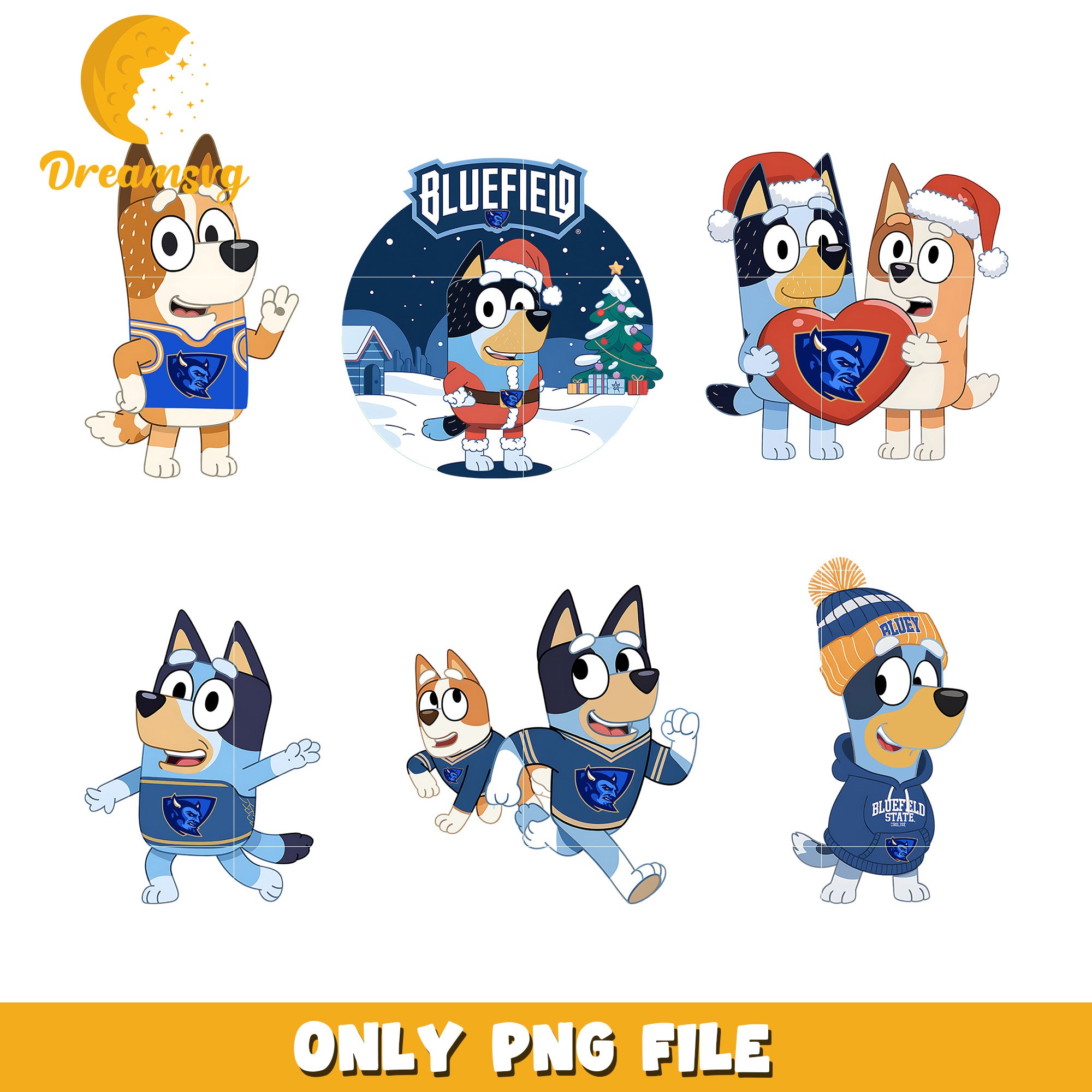 Bluey Bingo logo ncaa bundlepng, Bluefield State College png, ncaa png ...