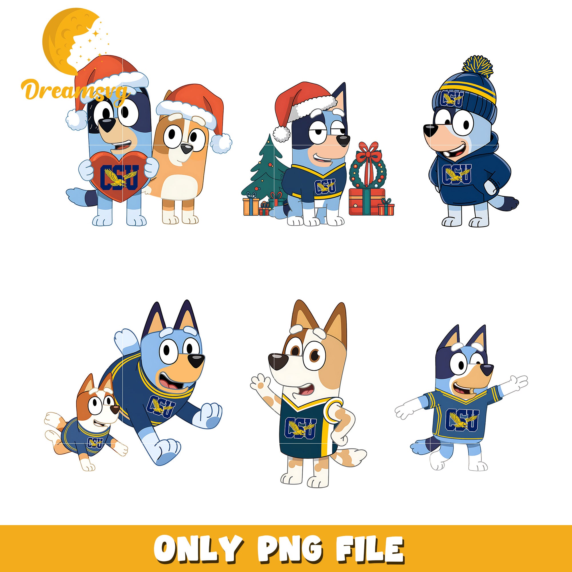 Bluey Bingo ncaa bundle png, Coppin State Eagles png – DreamSVG Store