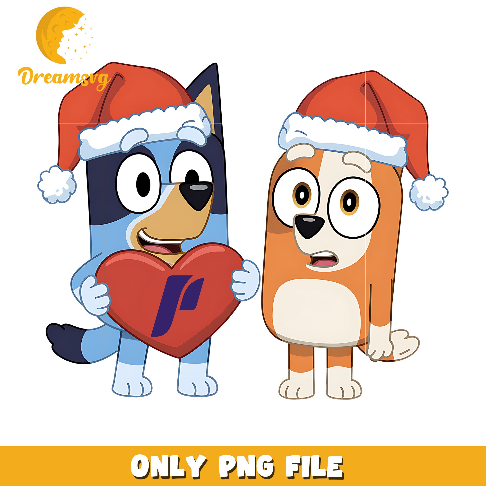 Bluey and Bingo logo heart png, Portland Pilots png, ncaa png ...