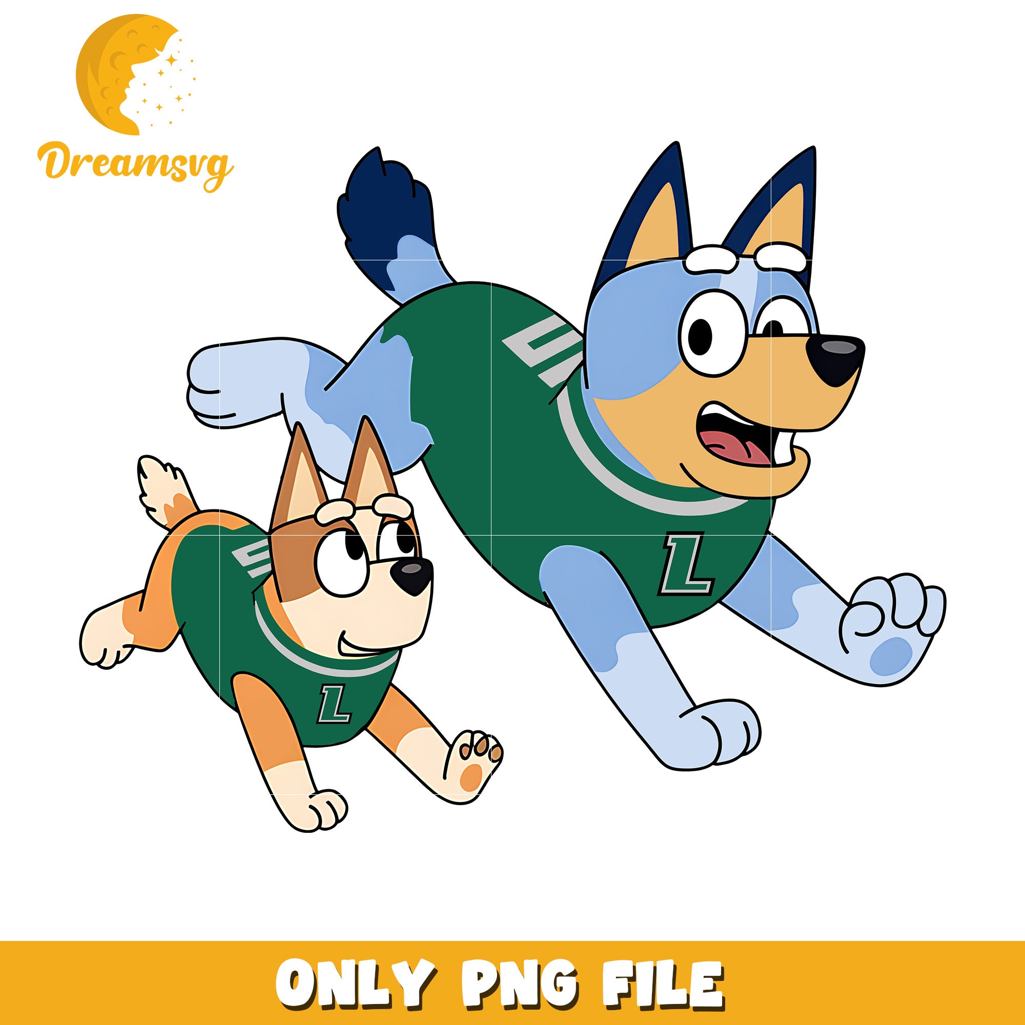 Bluey and Bingo ncaa fan png, Loyola Maryland Greyhounds png – DreamSVG ...