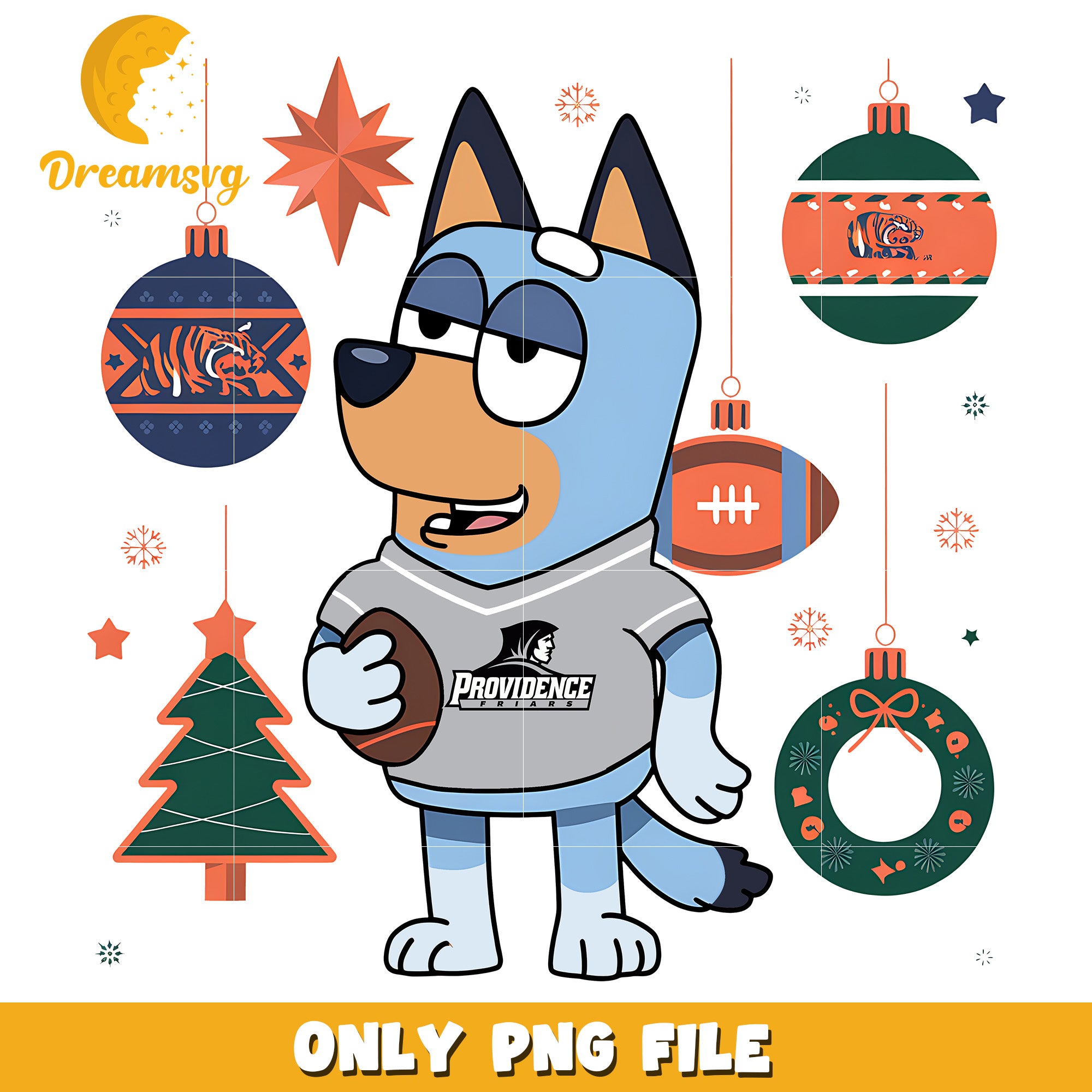 Bluey christmas bault png, Providence Friars png, ncaa png – DreamSVG Store