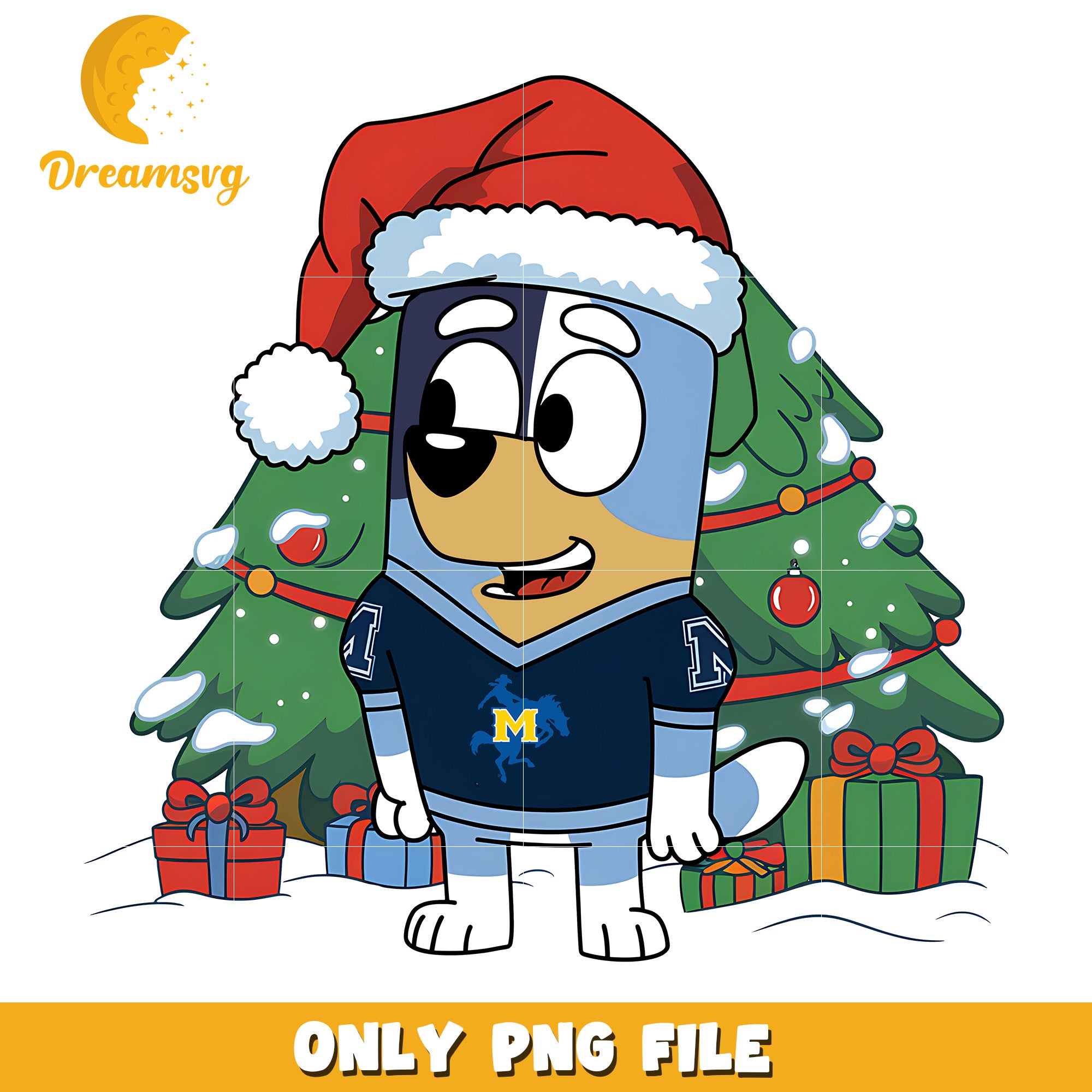 Bluey christmas tree png, Memphis Tigers png, ncaa png – DreamSVG Store