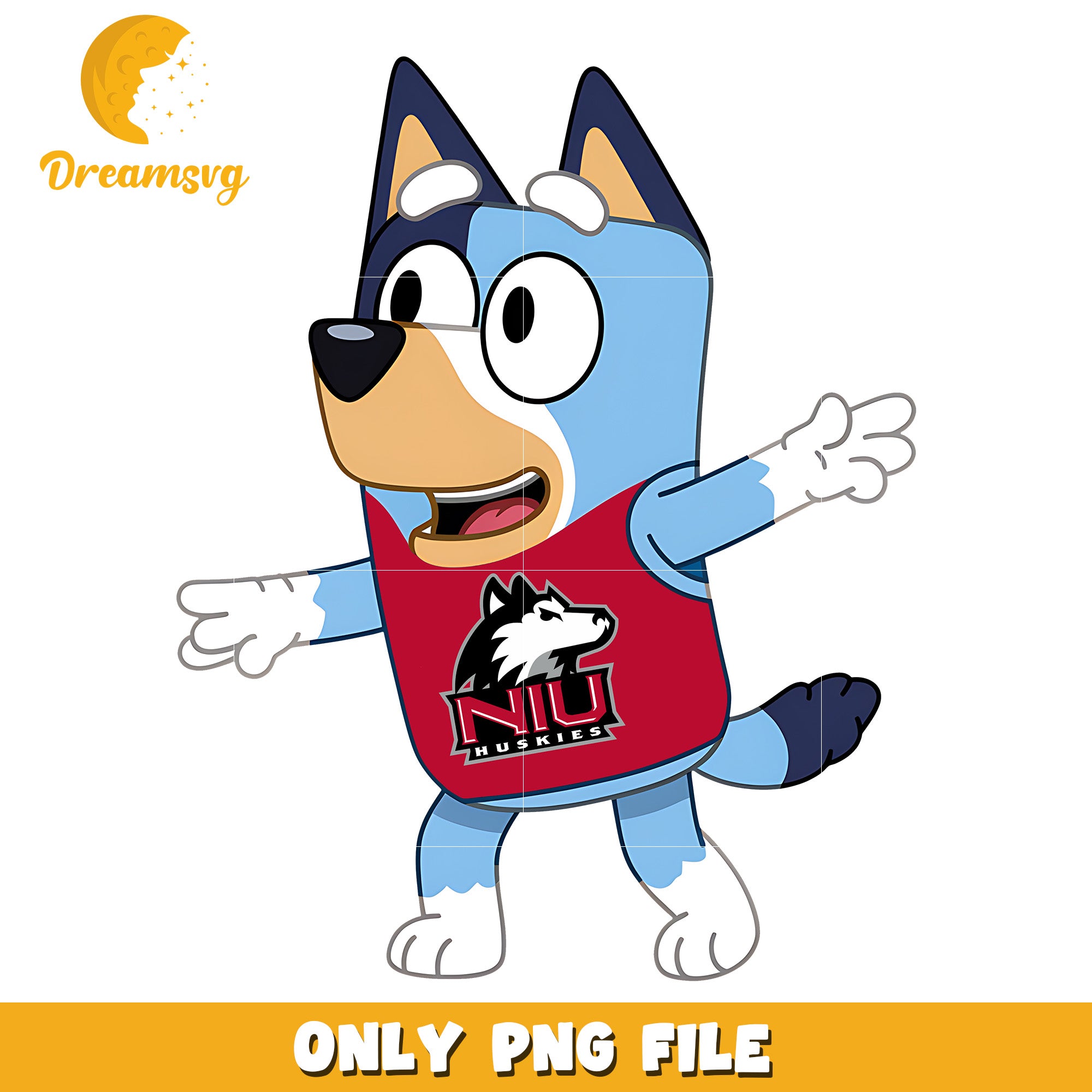 Bluey dad chearleader ncaa png, Northern Illinois Huskies png, ncaa pn ...