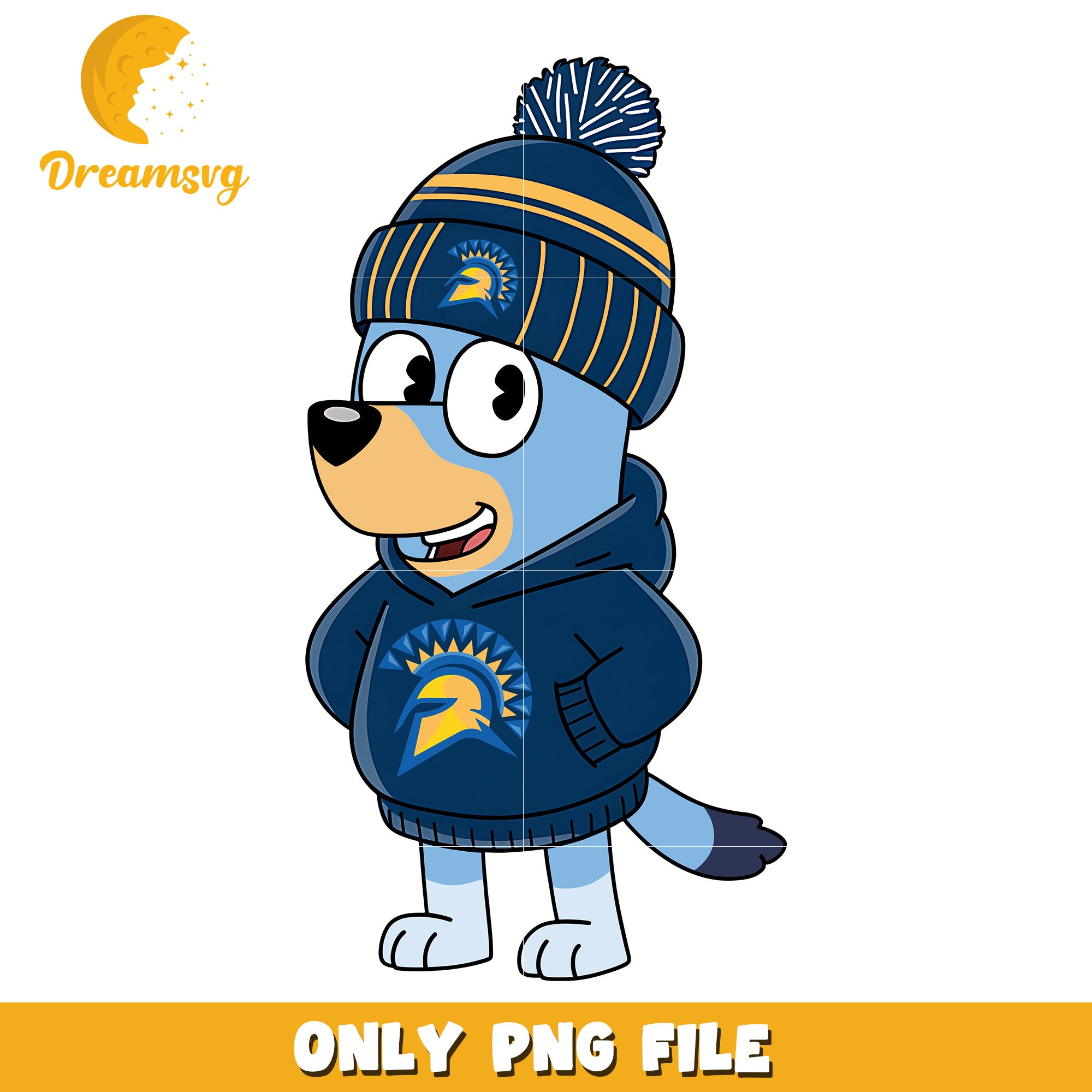 Bluey hoodie Spartans logo png, Jose State Spartans png, ncaa png ...